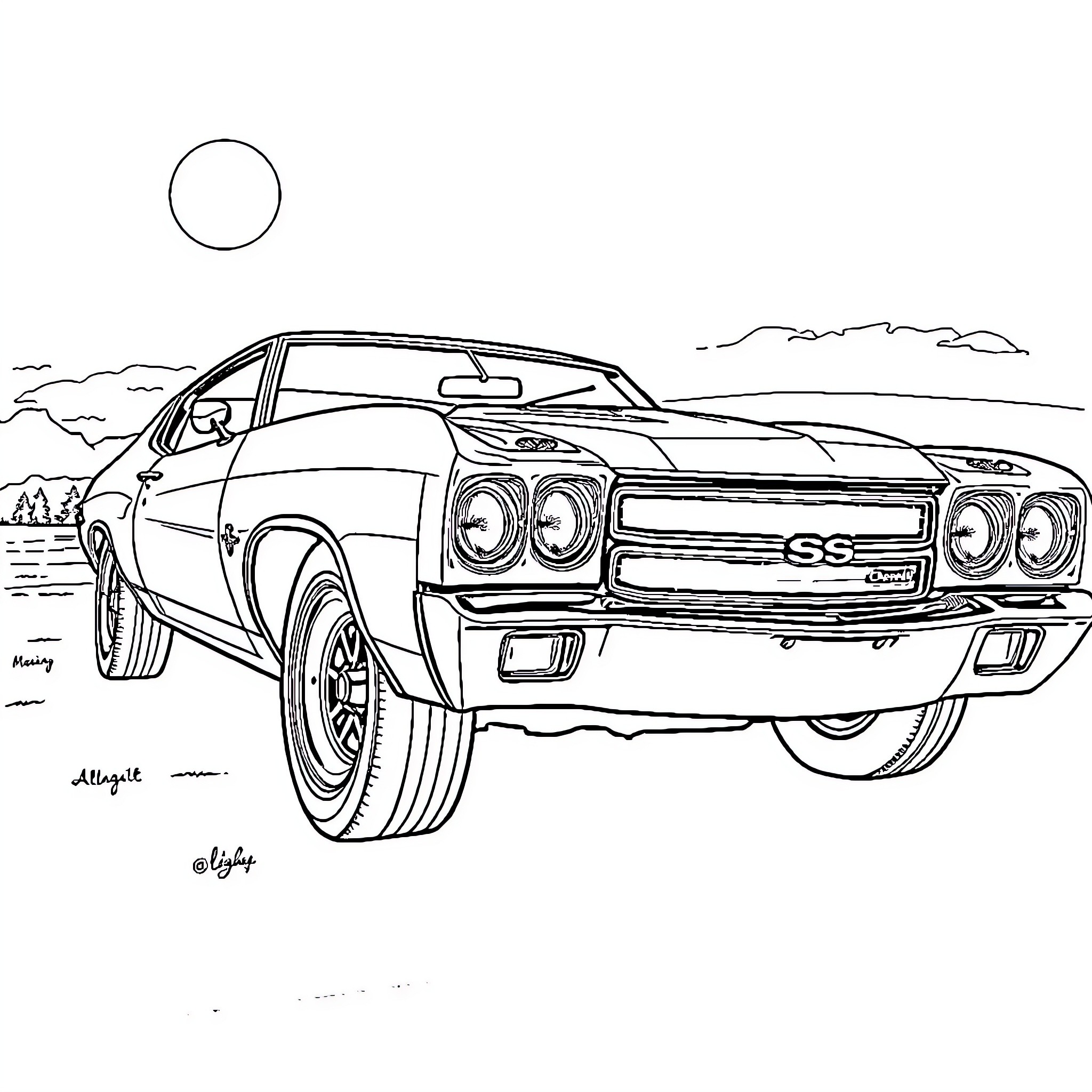 Best Chevelle Coloring Pages (Free Printable PDF)