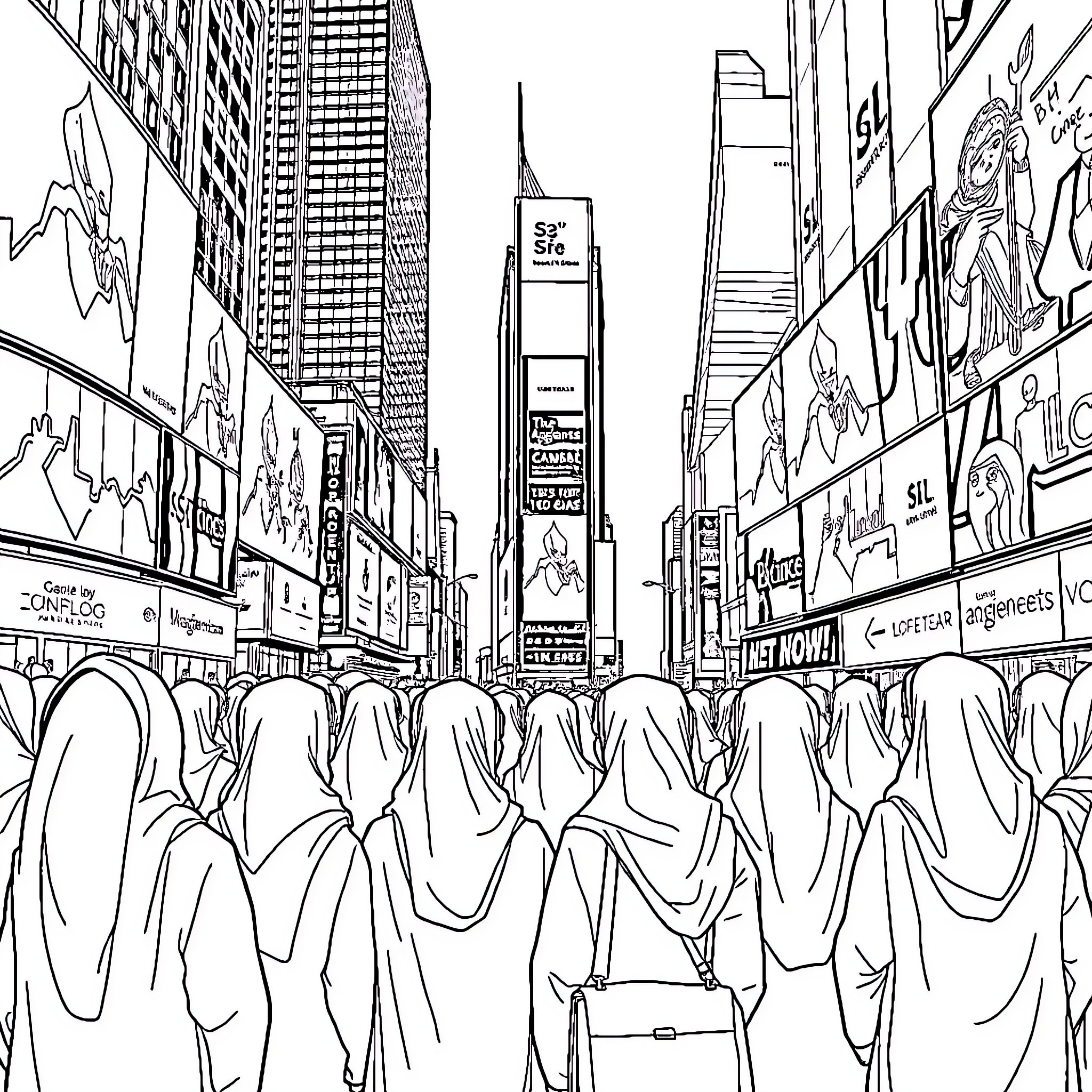 4 Best Muslim Woman Coloring Pages (Free Printable PDFs)