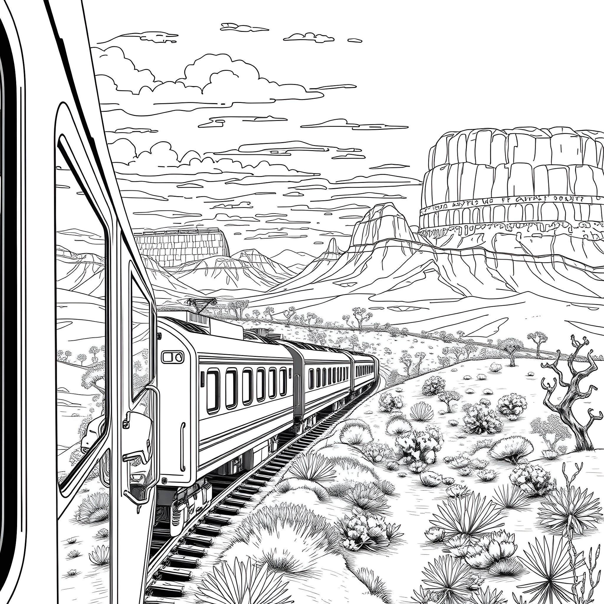 29 Best Train Coloring Pages (Free Printable PDFs)