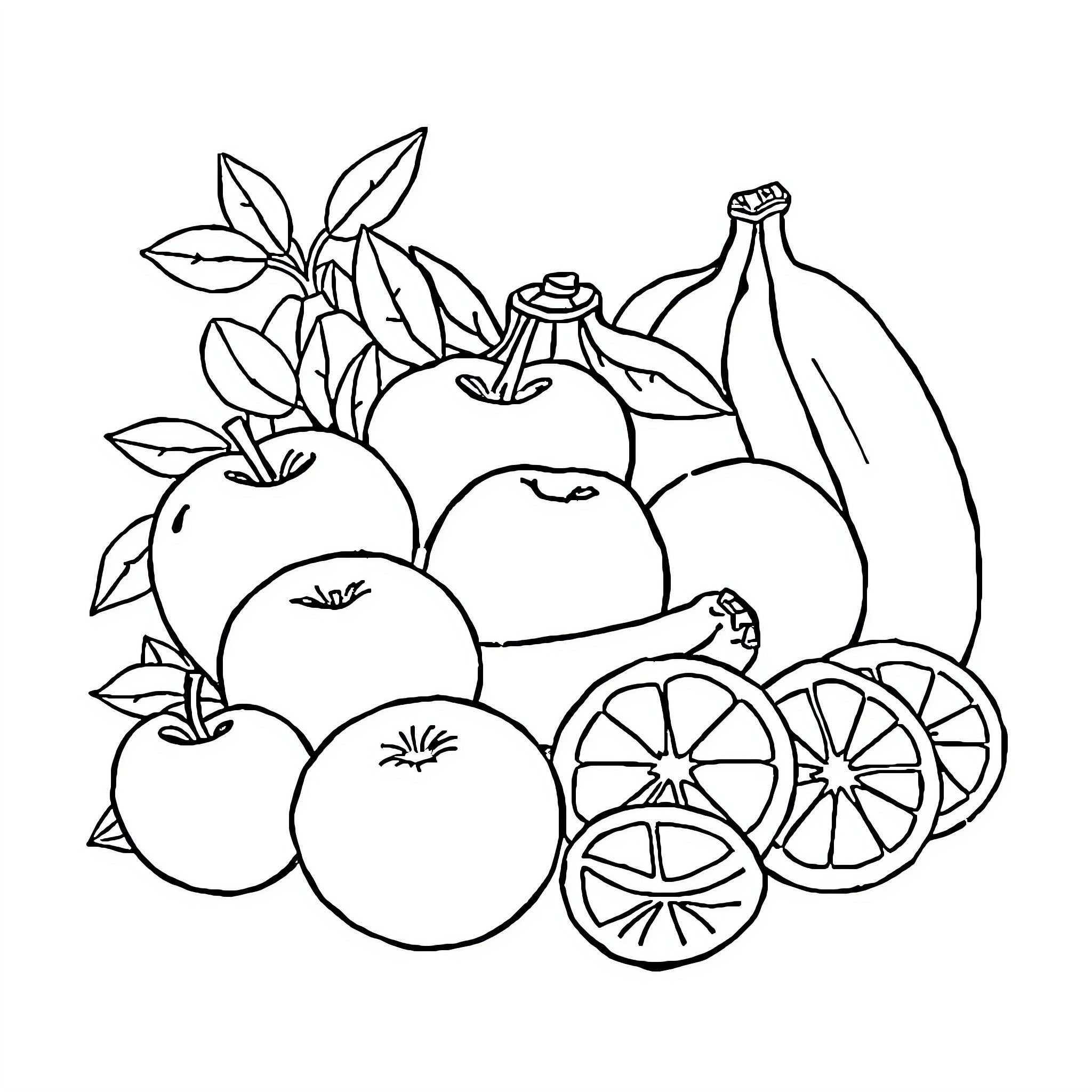 Best Fruit Coloring Pages (Free Printable PDF)