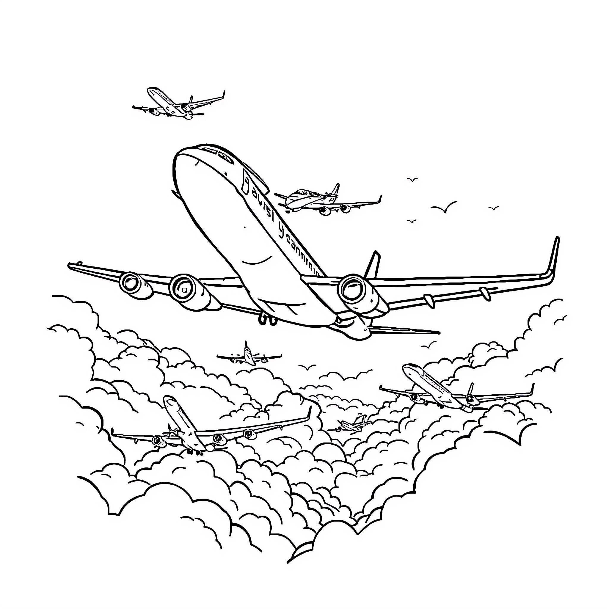 Best Aviation Coloring Pages (Free Printable PDF)