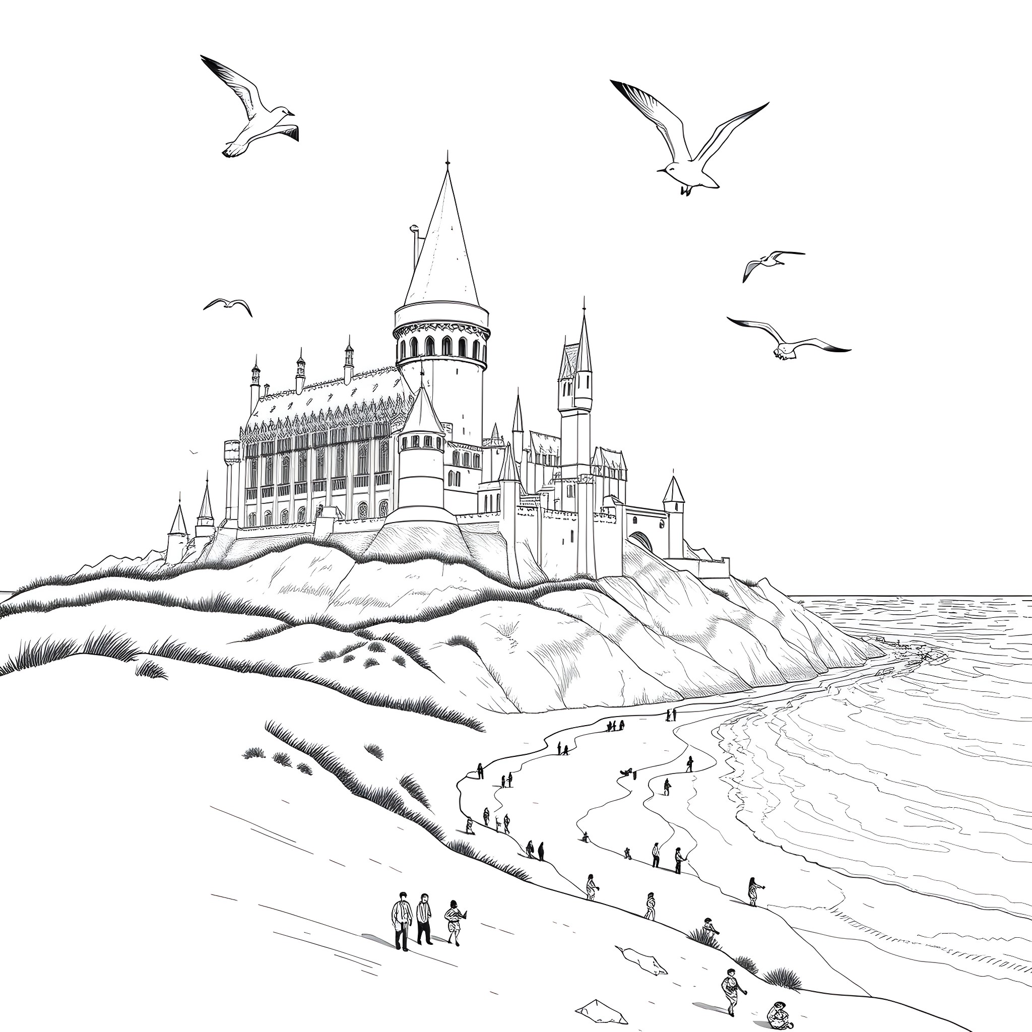 Best Hogwarts Coloring Pages (Free Printable PDF)