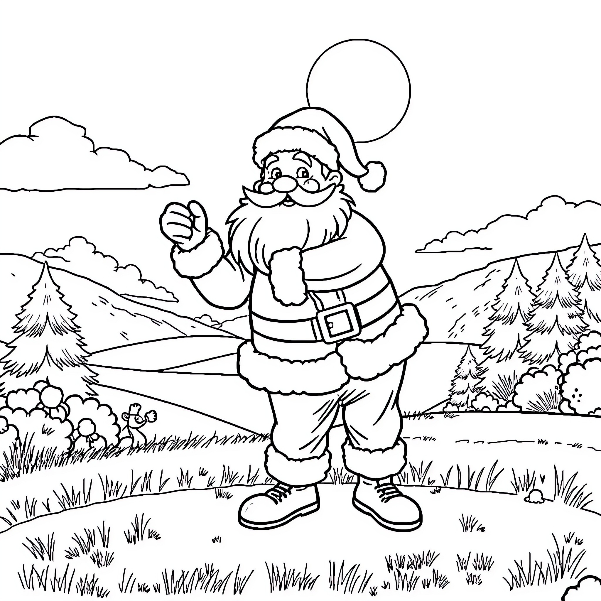 Best Santa Claus Coloring Pages (Free Printable PDF)