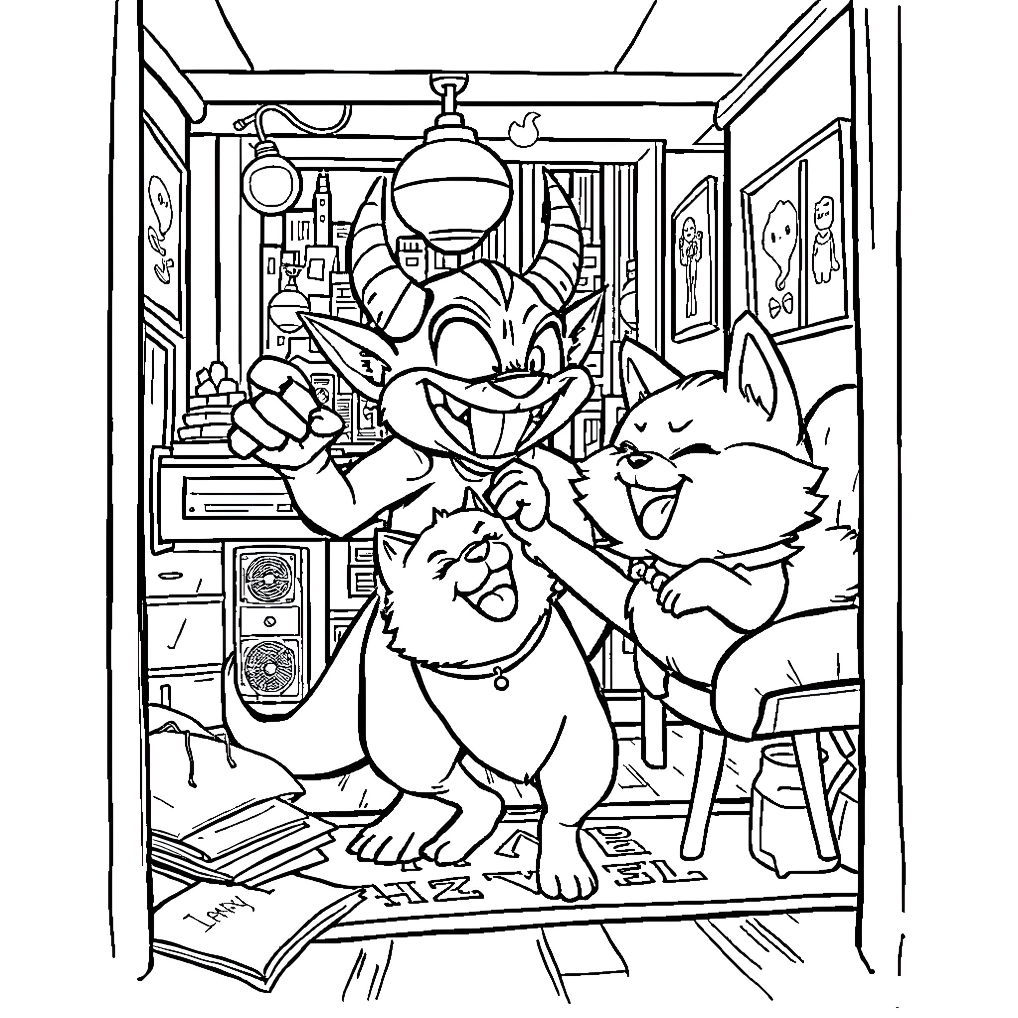 Best Demon Coloring Pages (Free Printable PDF)