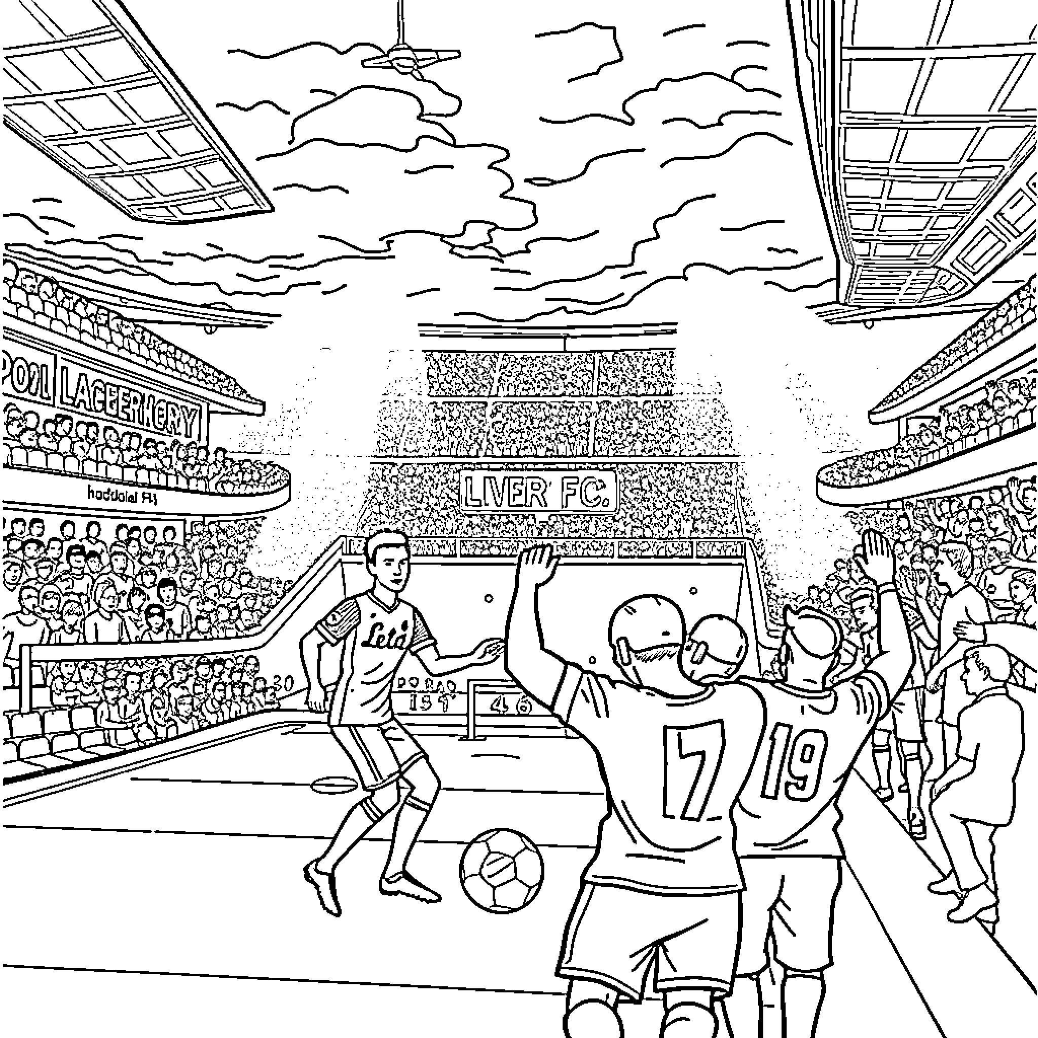 Best Liverpool FC Coloring Pages (Free Printable PDF)