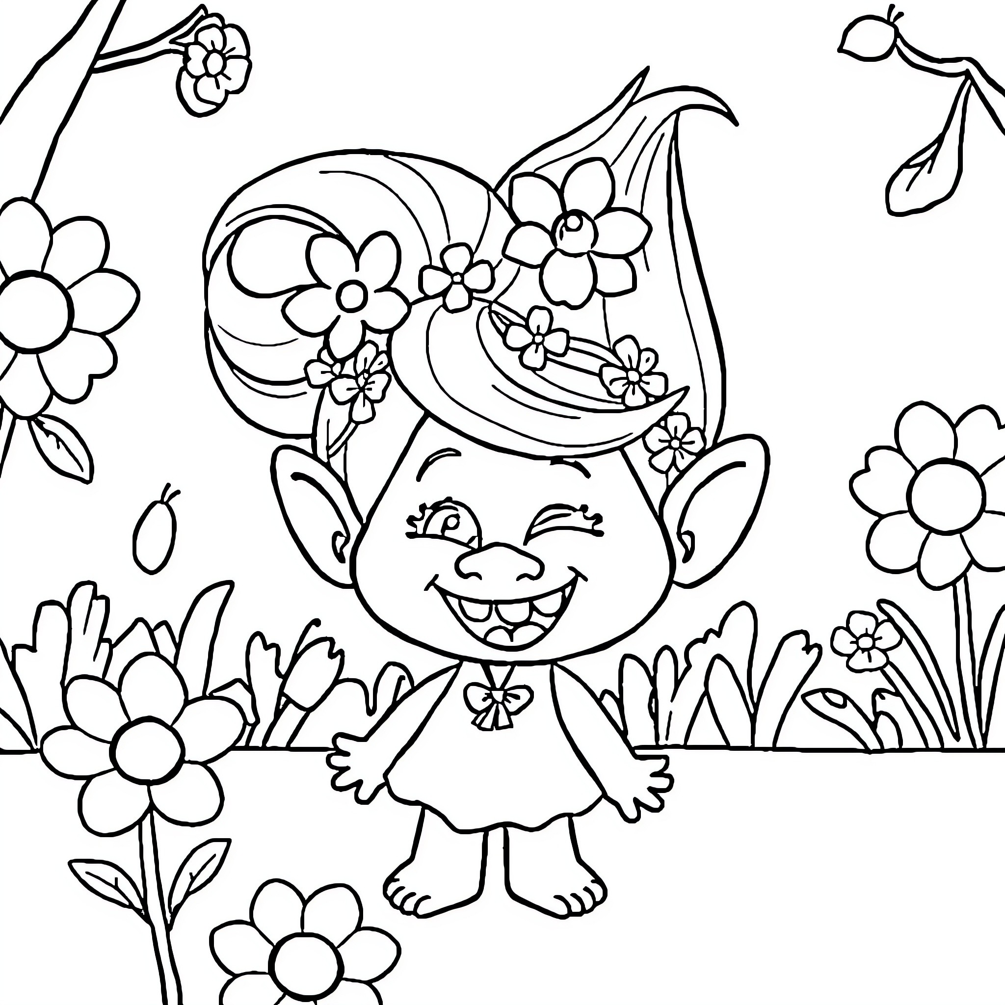 Best Poppy Coloring Pages (Free Printable PDF)