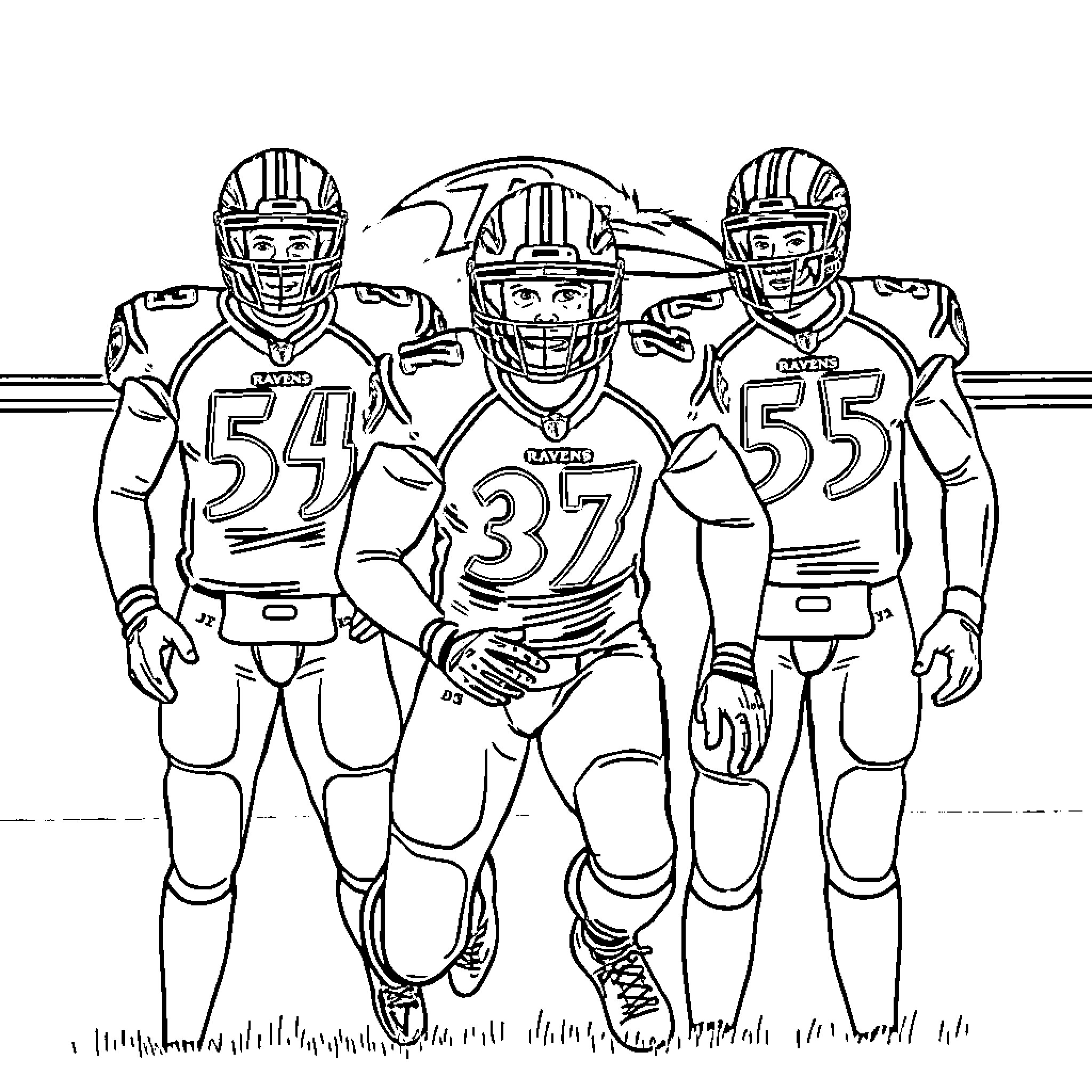 Best Baltimore Ravens Coloring Pages (Free Printable PDF)
