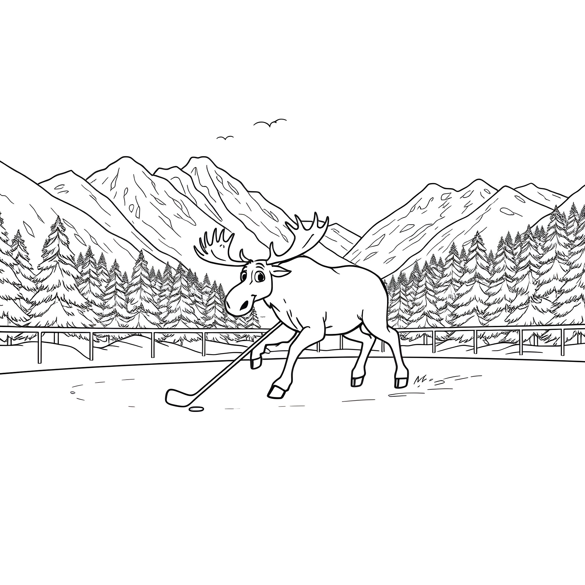 50 Best Moose Coloring Pages (Free Printable PDFs)