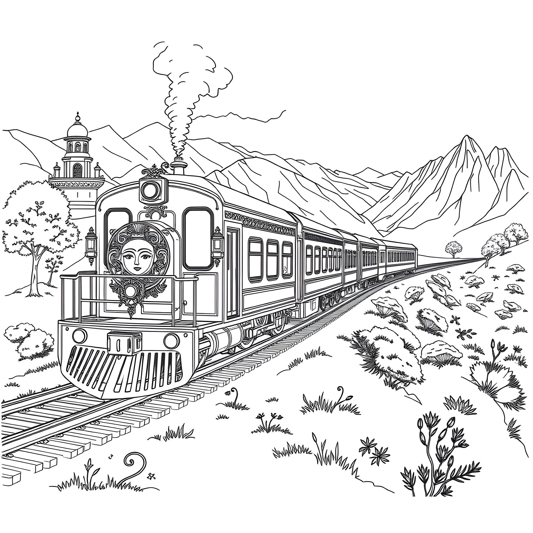 Best Bernina Express Coloring Pages (Free Printable PDF)