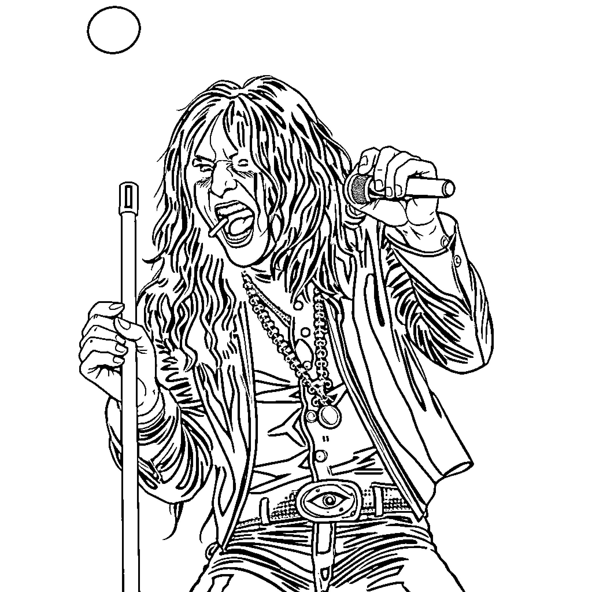 Best Ozzy Osbourne Coloring Pages (Free Printable PDF)