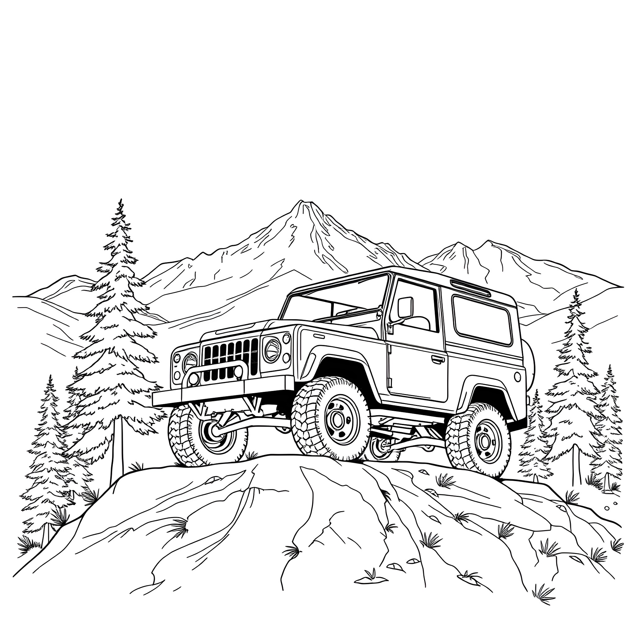 Best 4x4 Coloring Pages (Free Printable PDF)