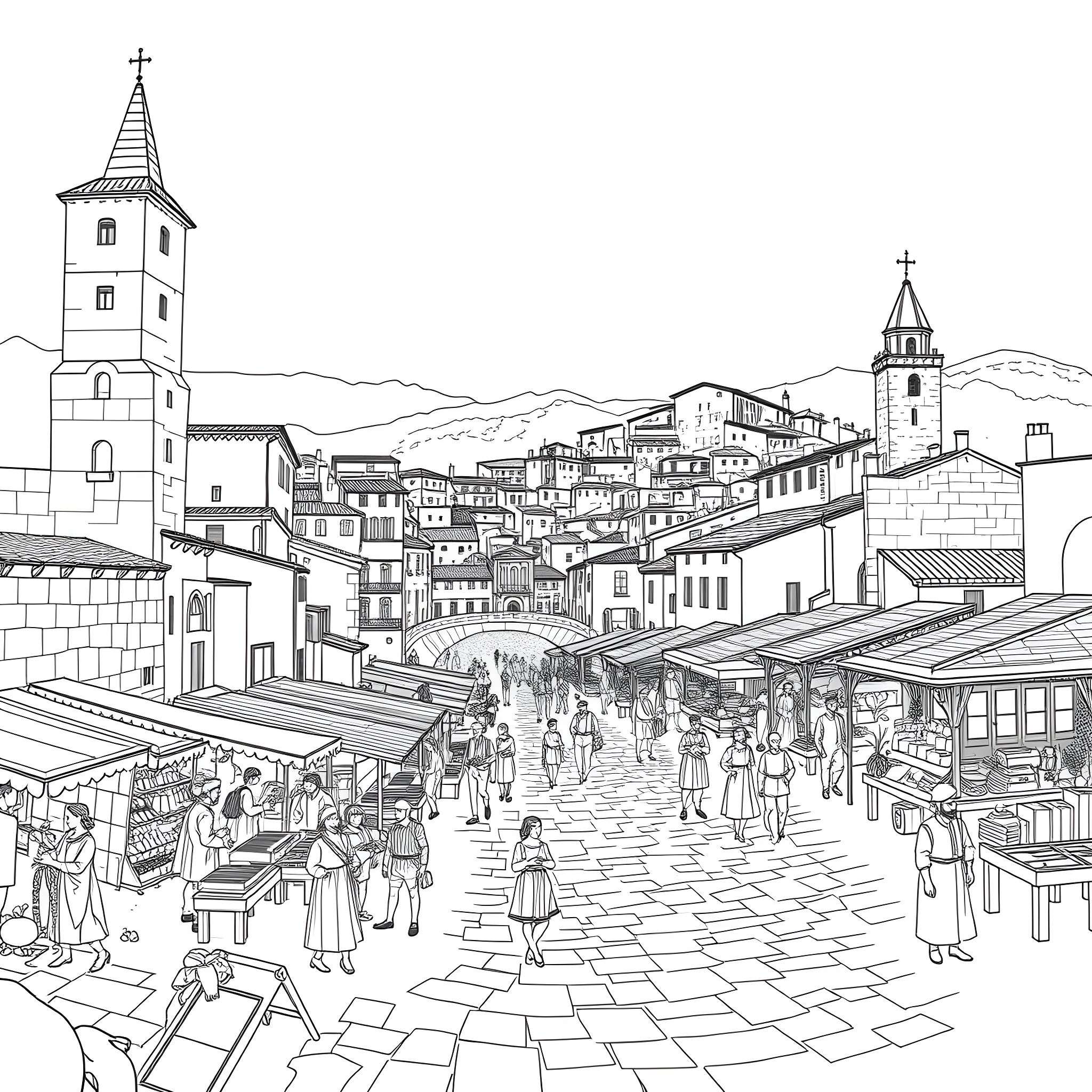 Best City Coloring Pages (Free Printable PDF)