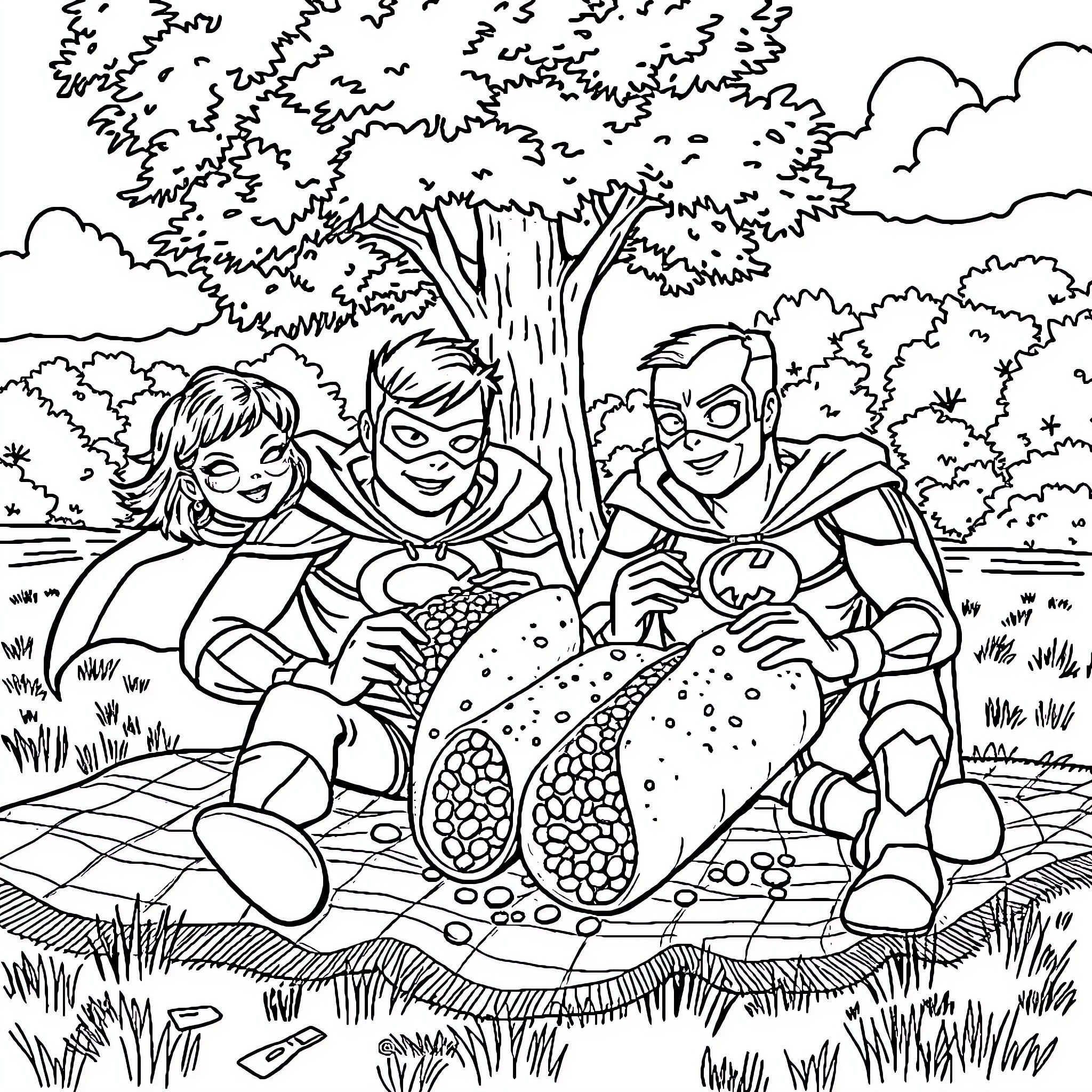 Best Superhero Coloring Pages (Free Printable PDF)