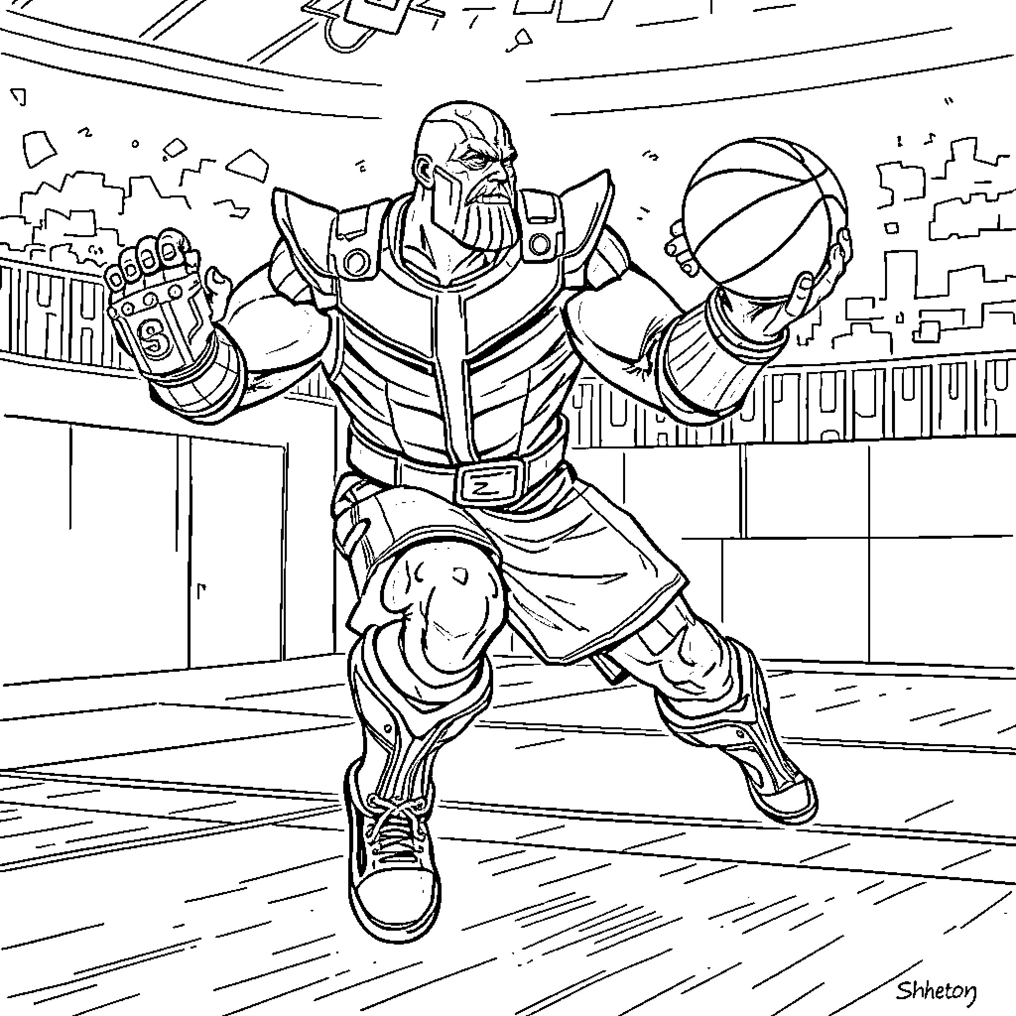 Best Thanos Coloring Pages (Free Printable PDF)