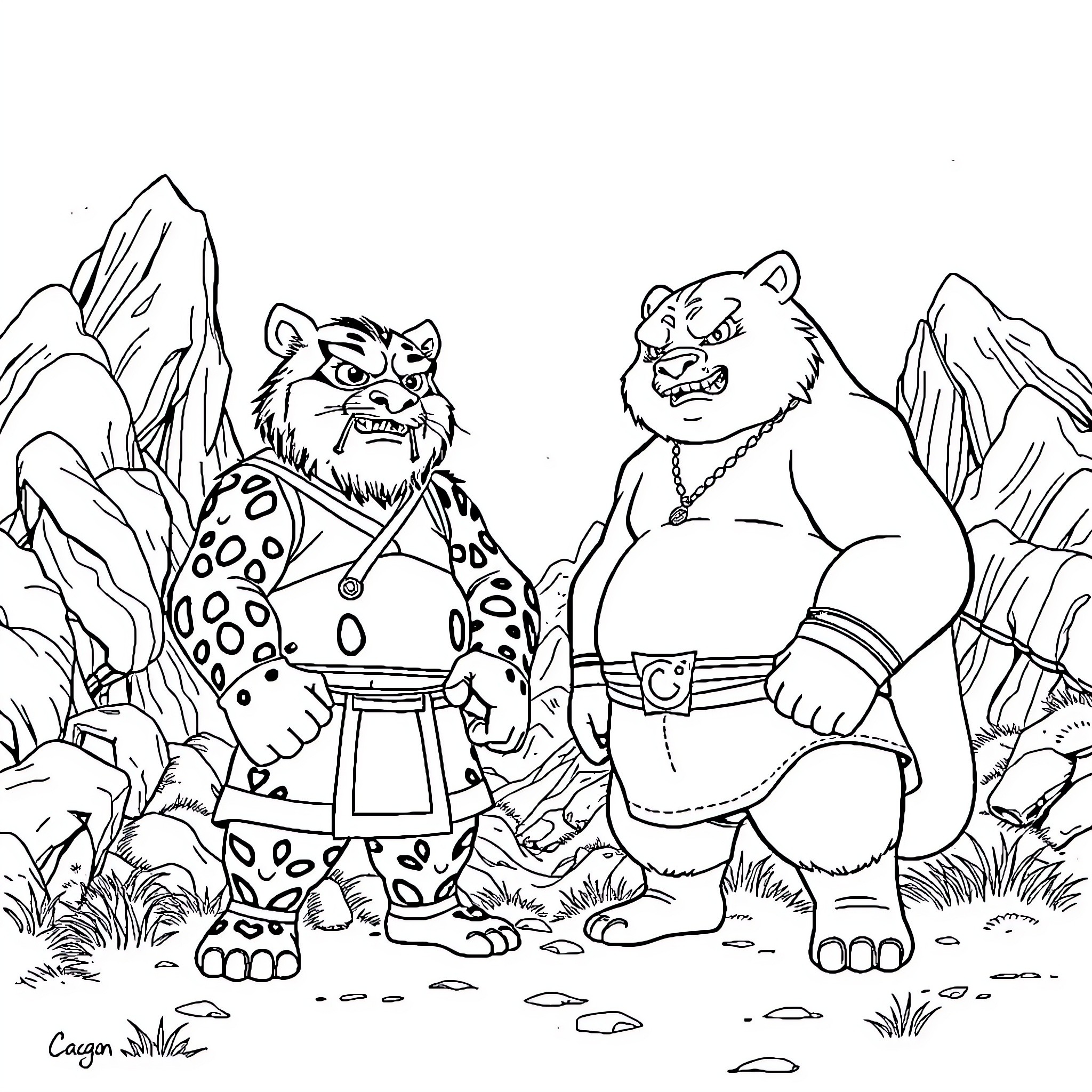 Best Tai Lung Coloring Pages (Free Printable PDF)