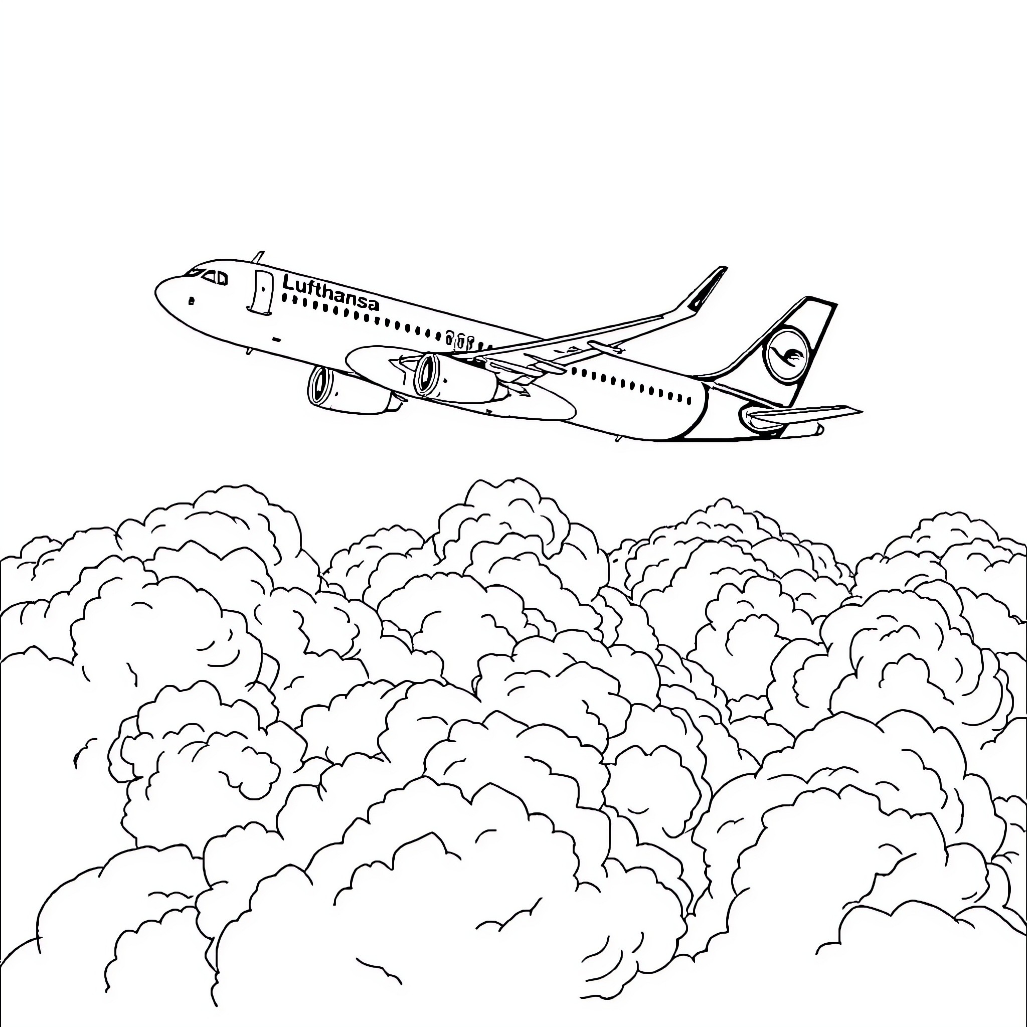 Best Airbus Coloring Pages (Free Printable PDF)