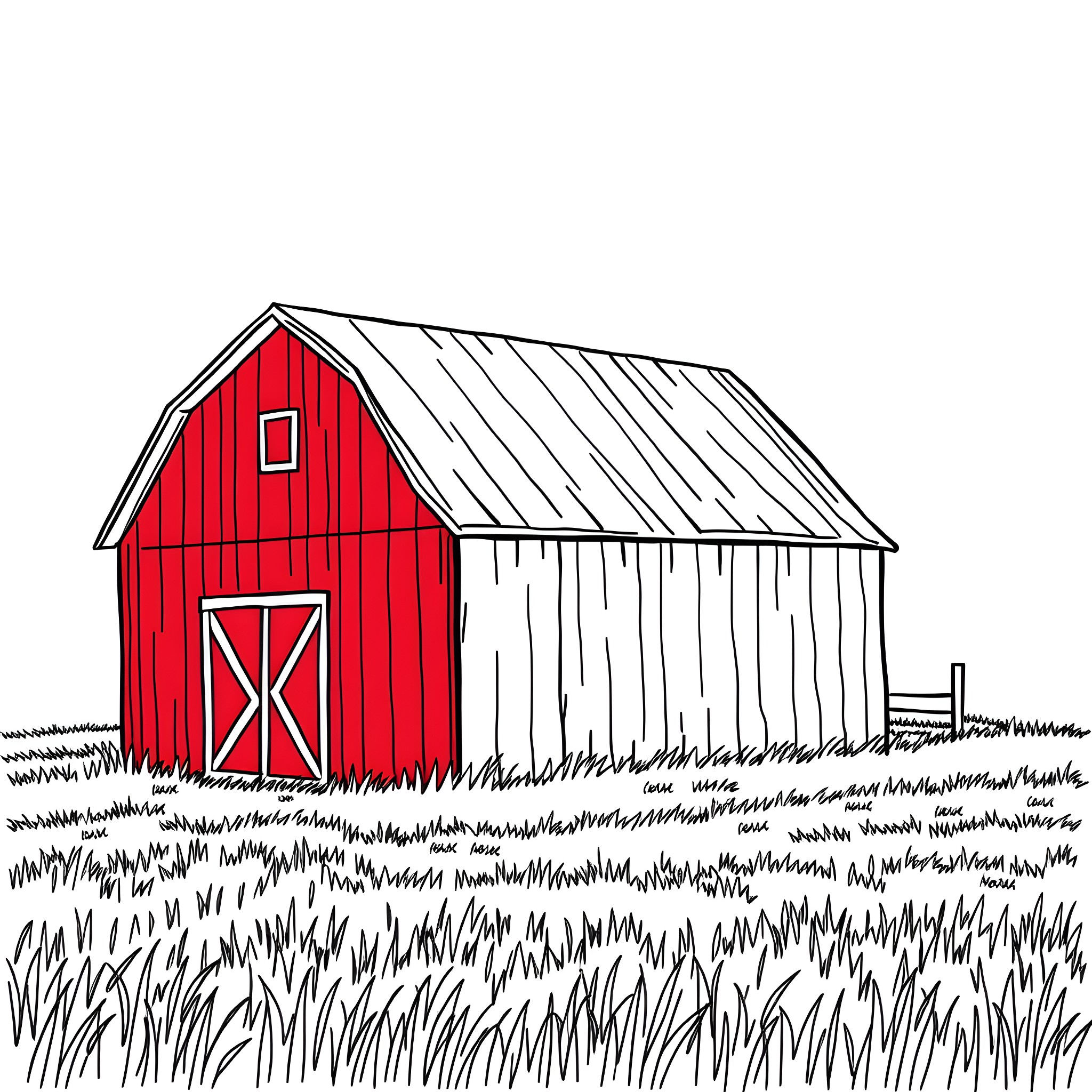 Best Barn Coloring Pages (Free Printable PDF)