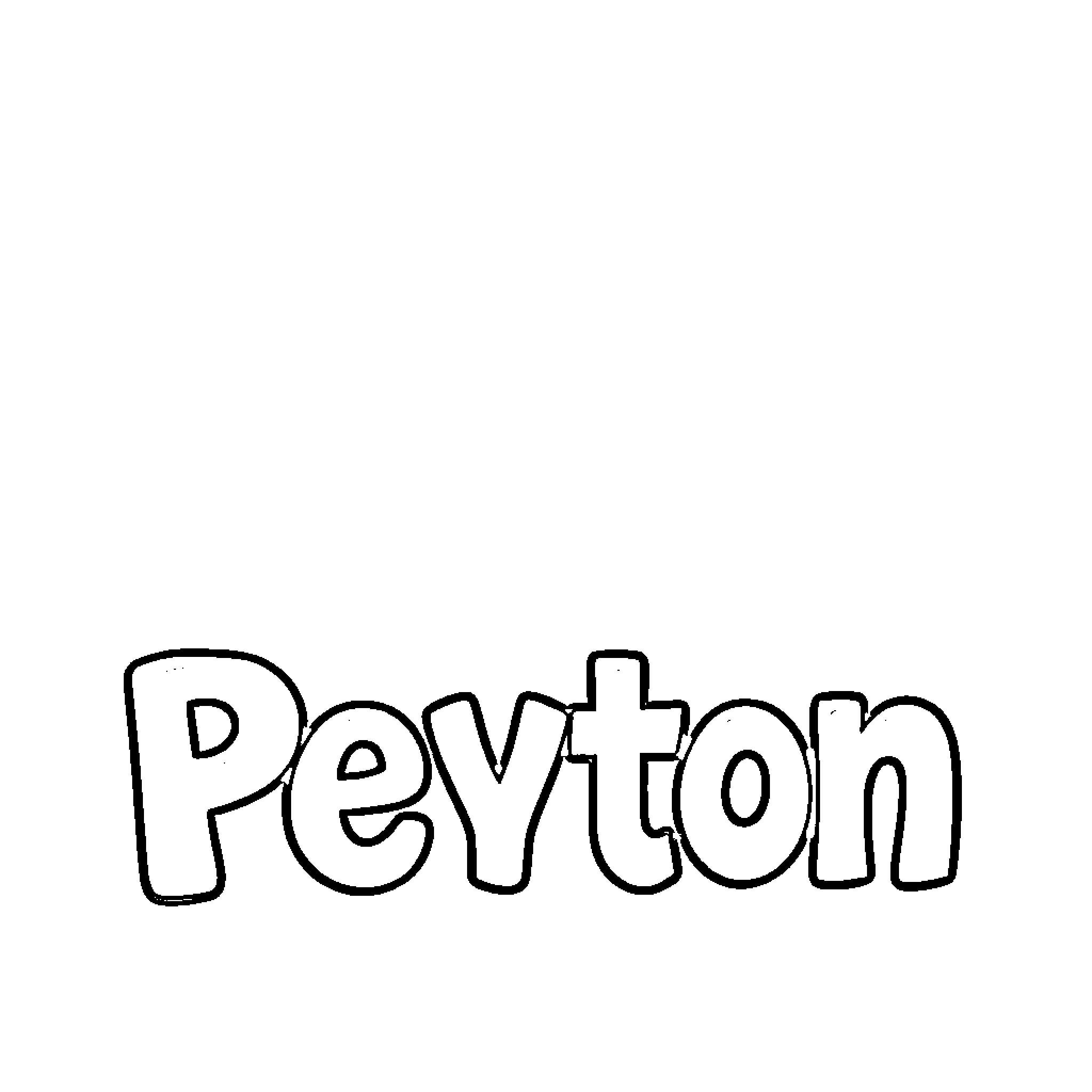 Best Peyton Coloring Pages (Free Printable PDF)