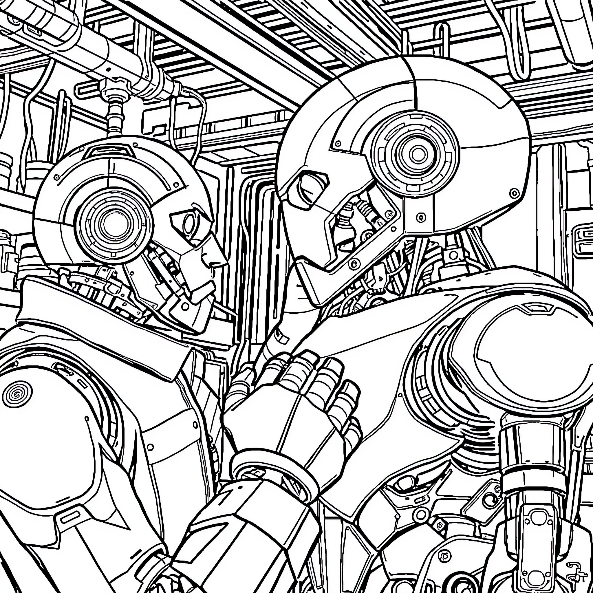 17 Best Cyborg Coloring Pages (Free Printable PDFs)