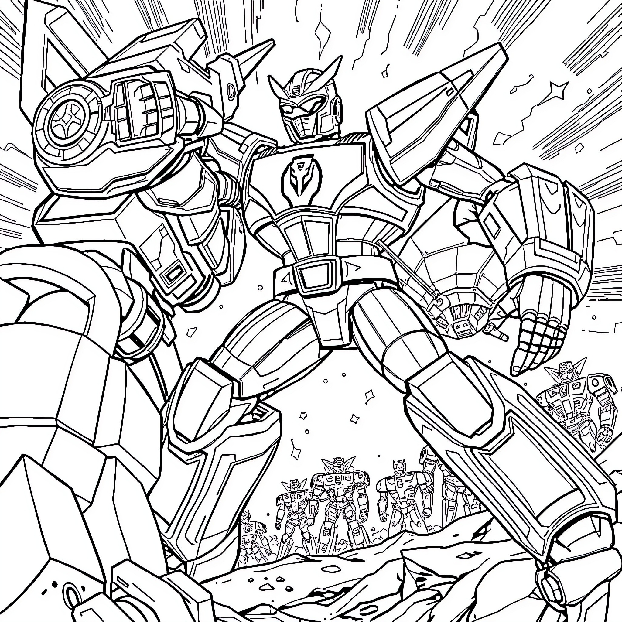 Best Megazord Coloring Pages (Free Printable PDF)