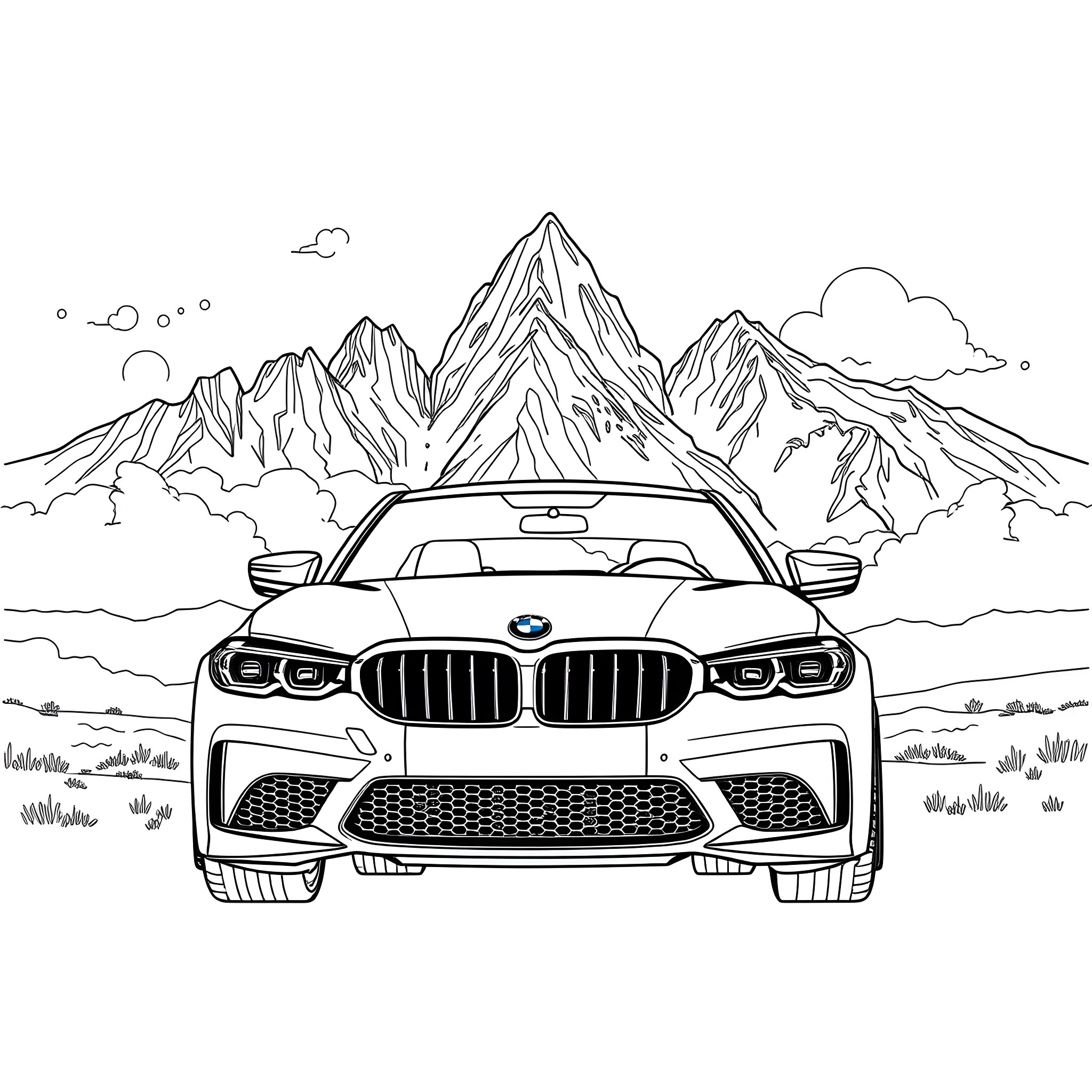 45 Best BMW Coloring Pages (Free Printable PDFs)