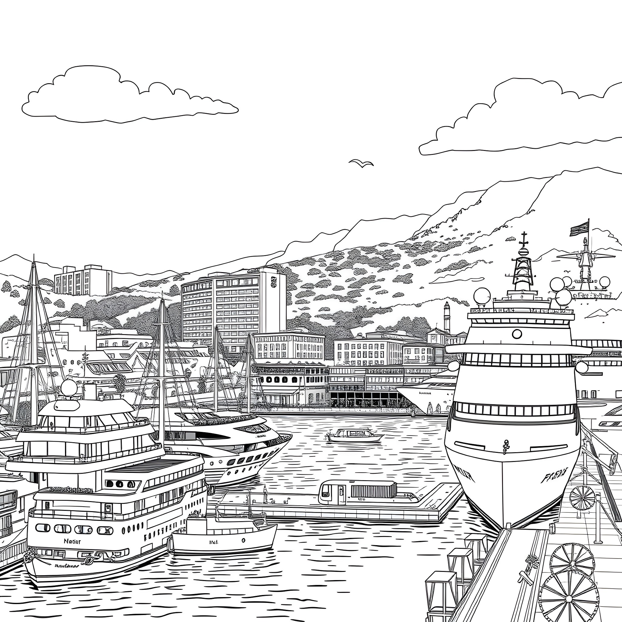 Best Ship Coloring Pages (Free Printable PDF)