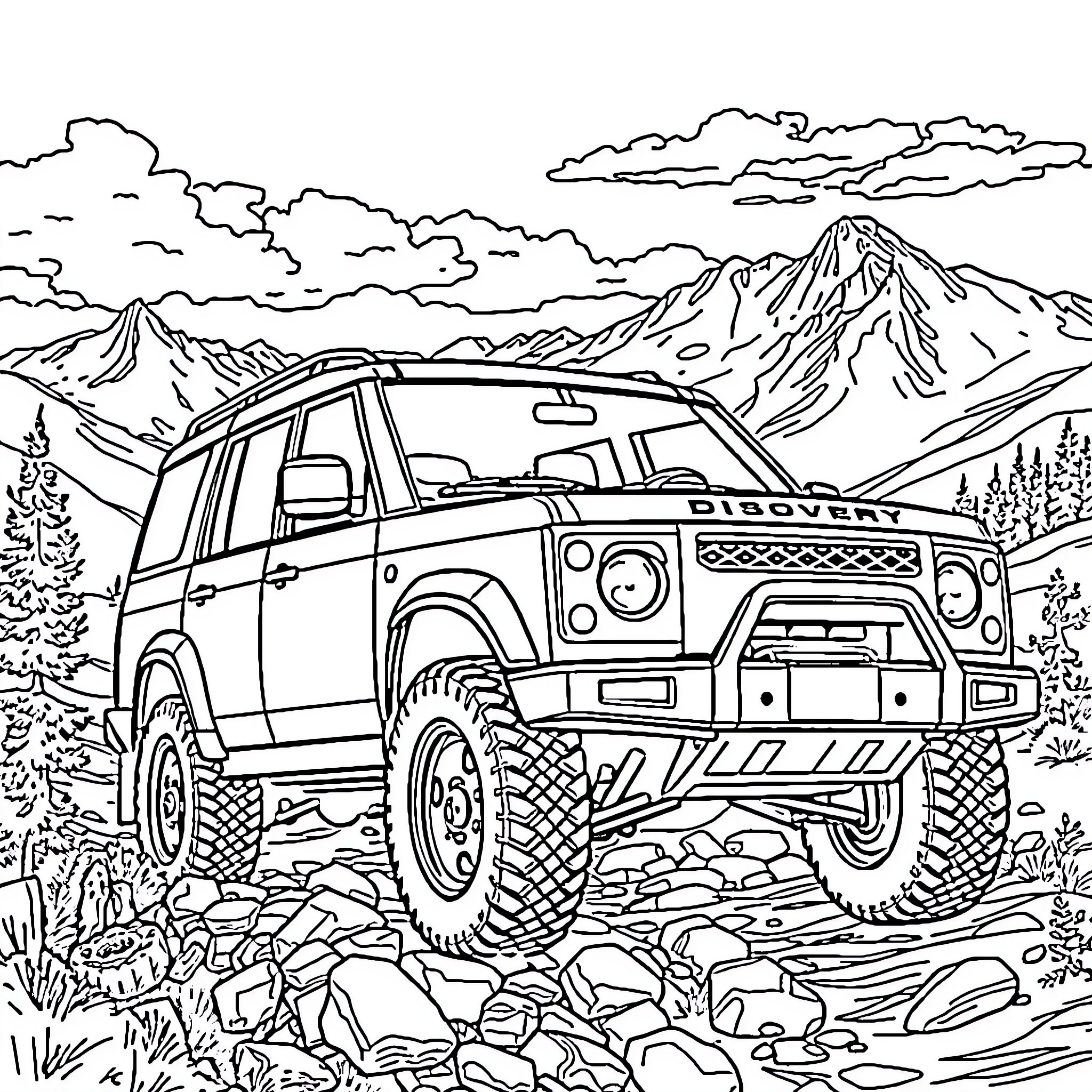 49 Best Land Rover Coloring Pages (Free Printable PDFs)