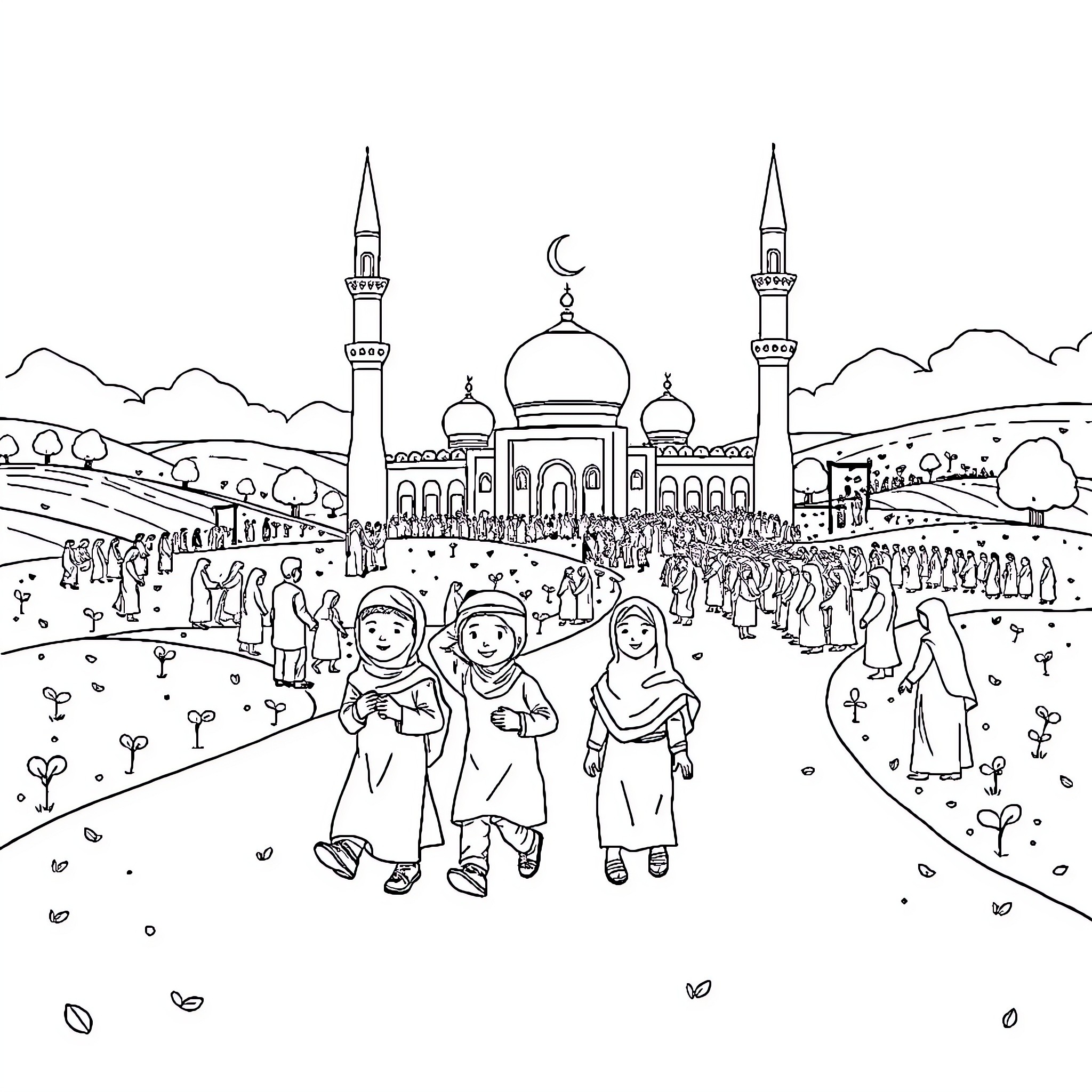 16 Best Muslim Coloring Pages (Free Printable PDFs)