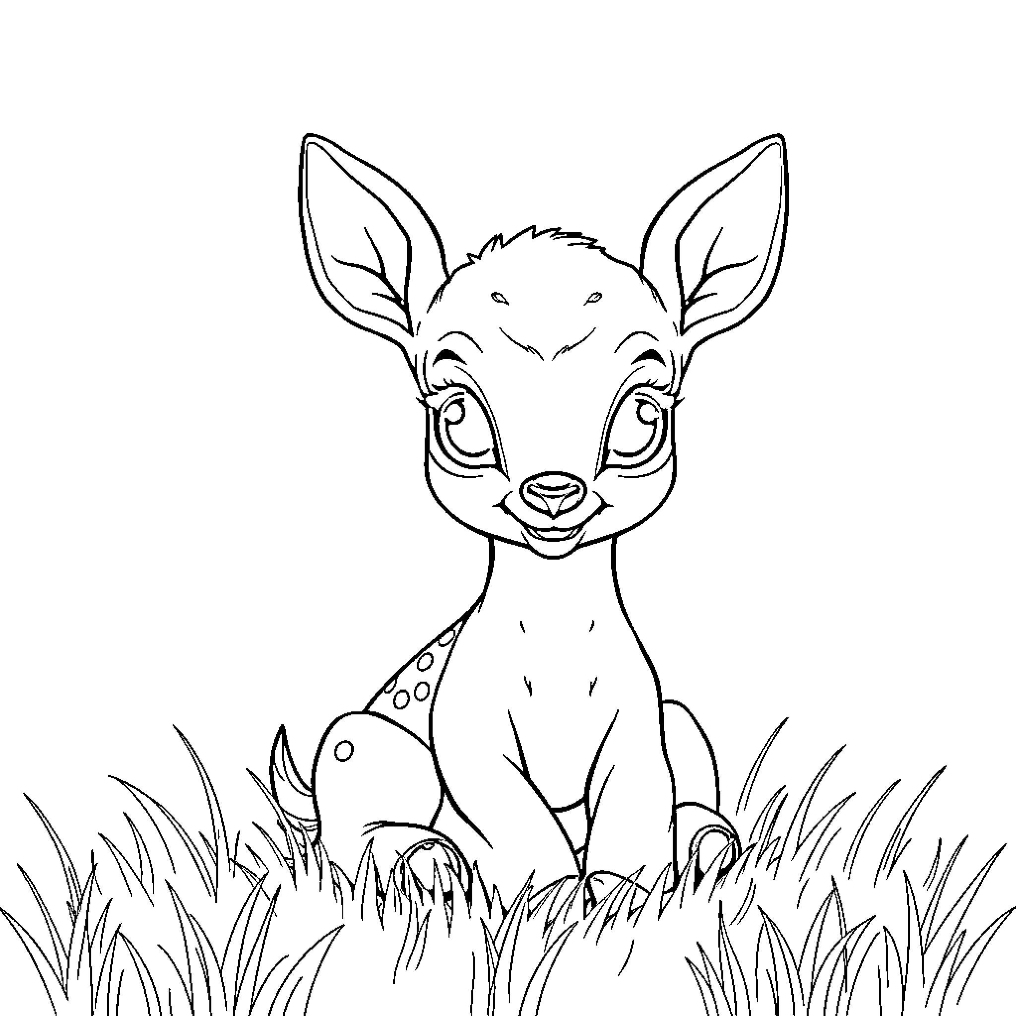 Best Fawn Coloring Pages (Free Printable PDF)