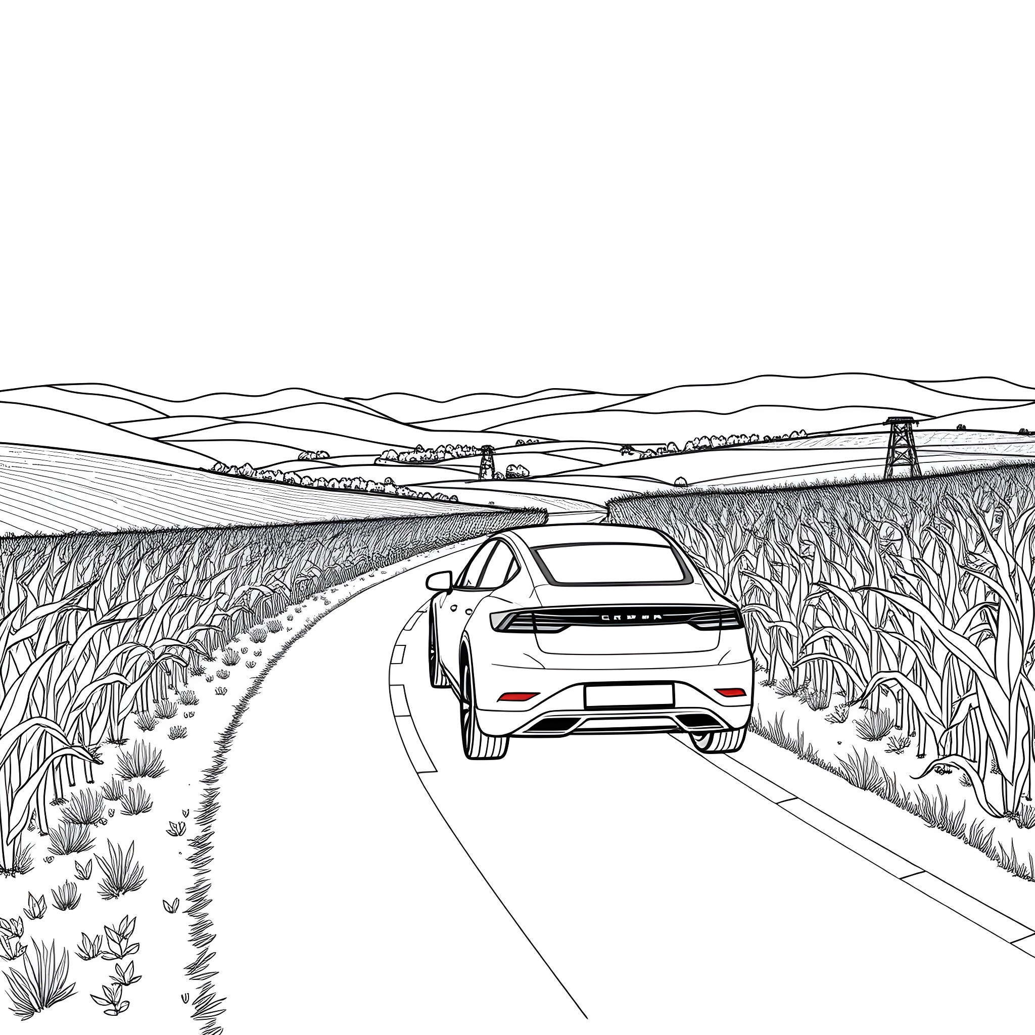 1 Best Electric Car Coloring Pages (Free Printable PDFs)