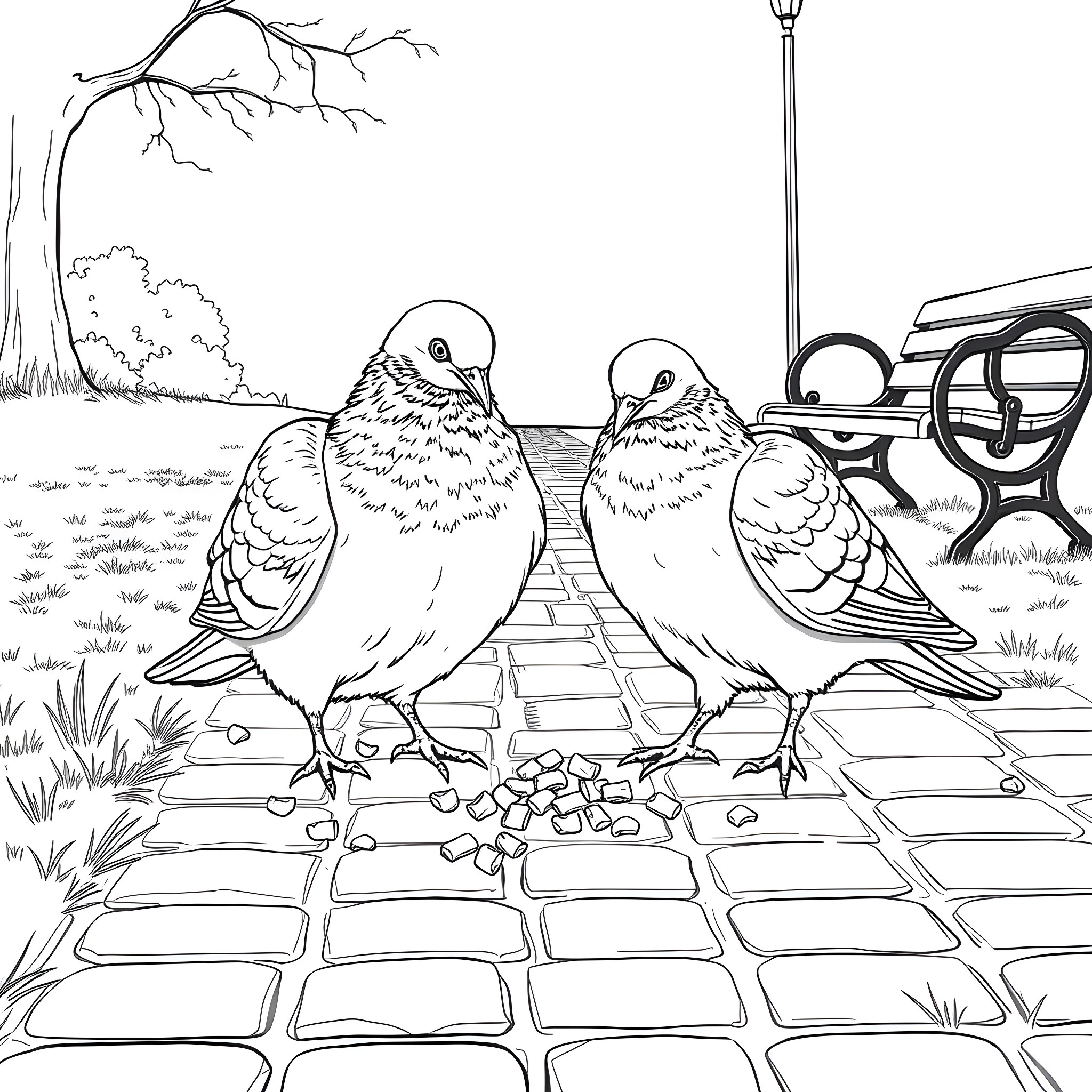 30 Best Pigeon Coloring Pages (Free Printable PDFs)
