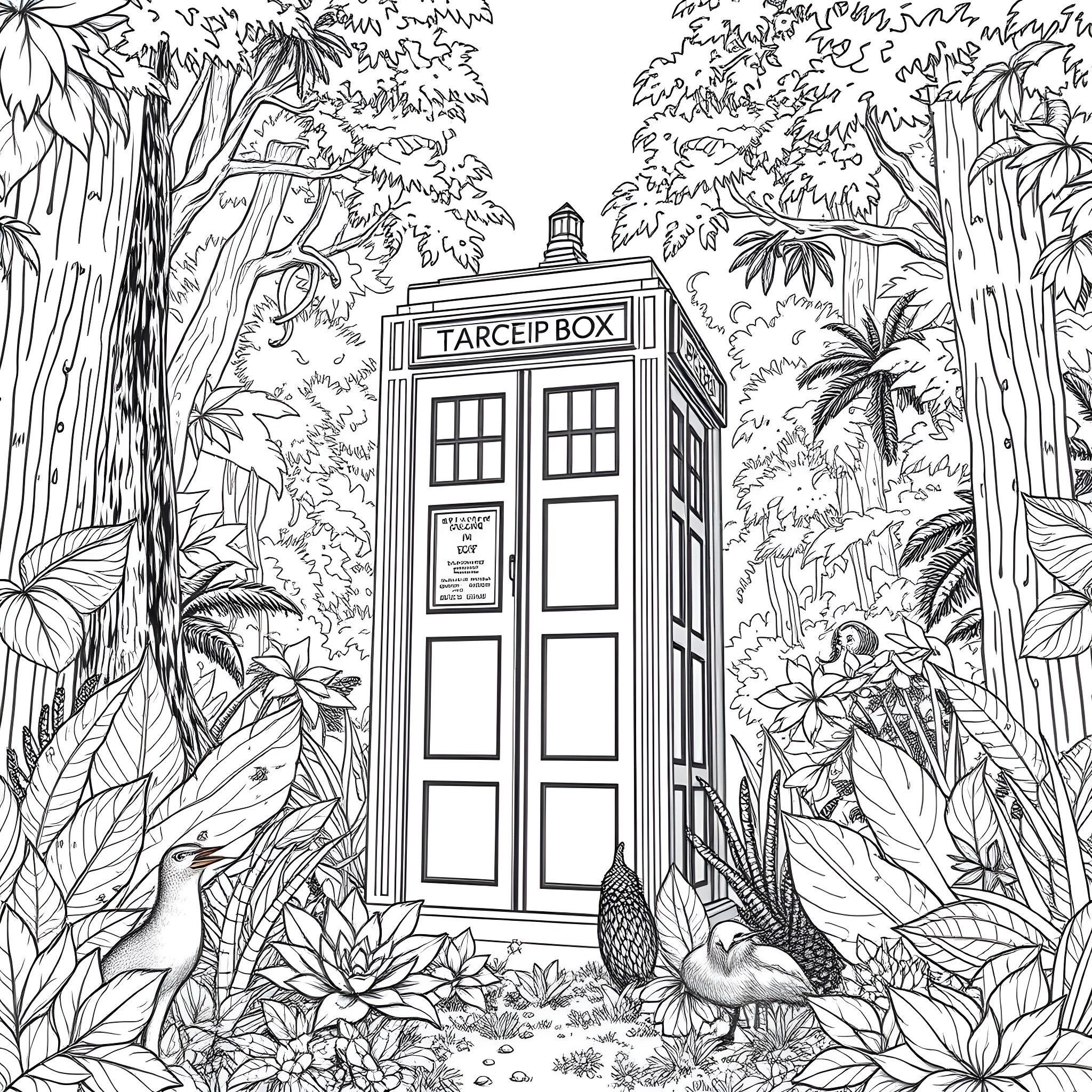 Best TARDIS Coloring Pages (Free Printable PDF)