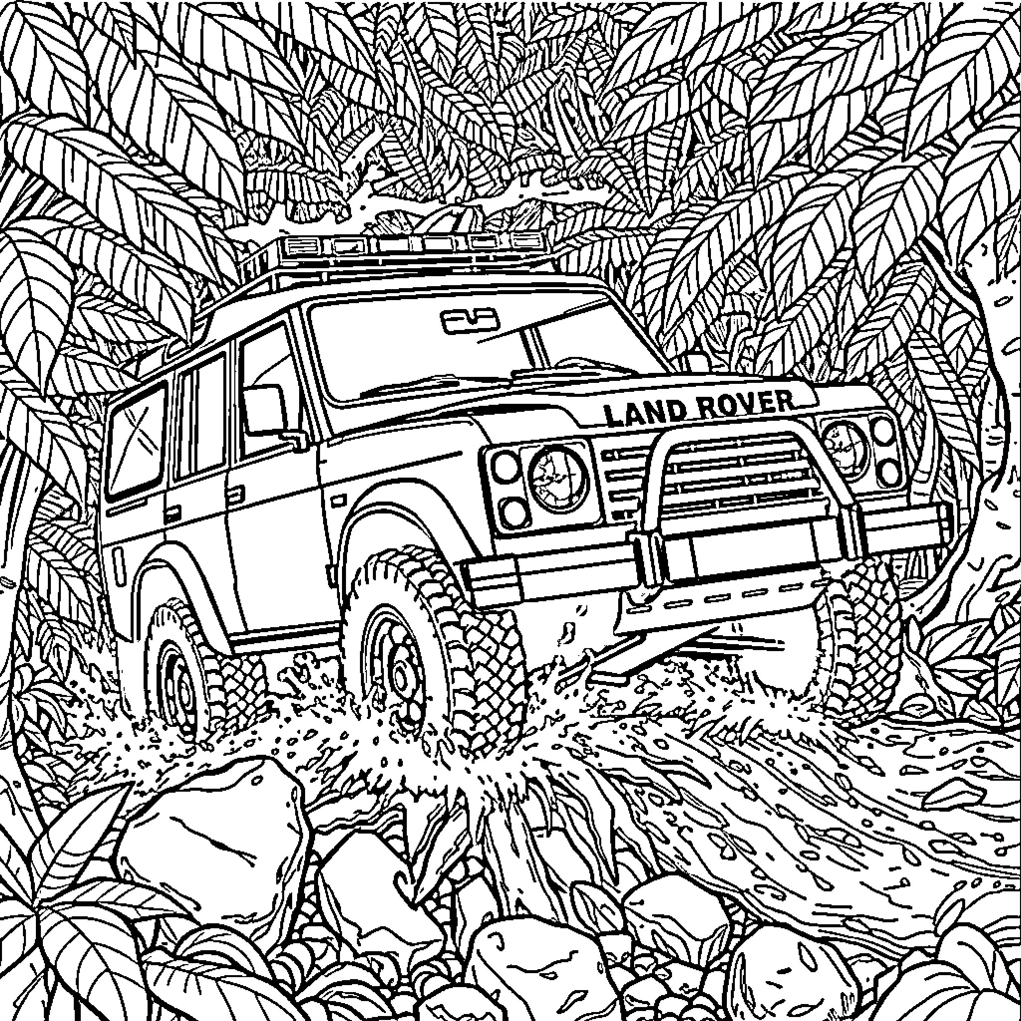 Best Land Rover Coloring Pages (Free Printable PDF)