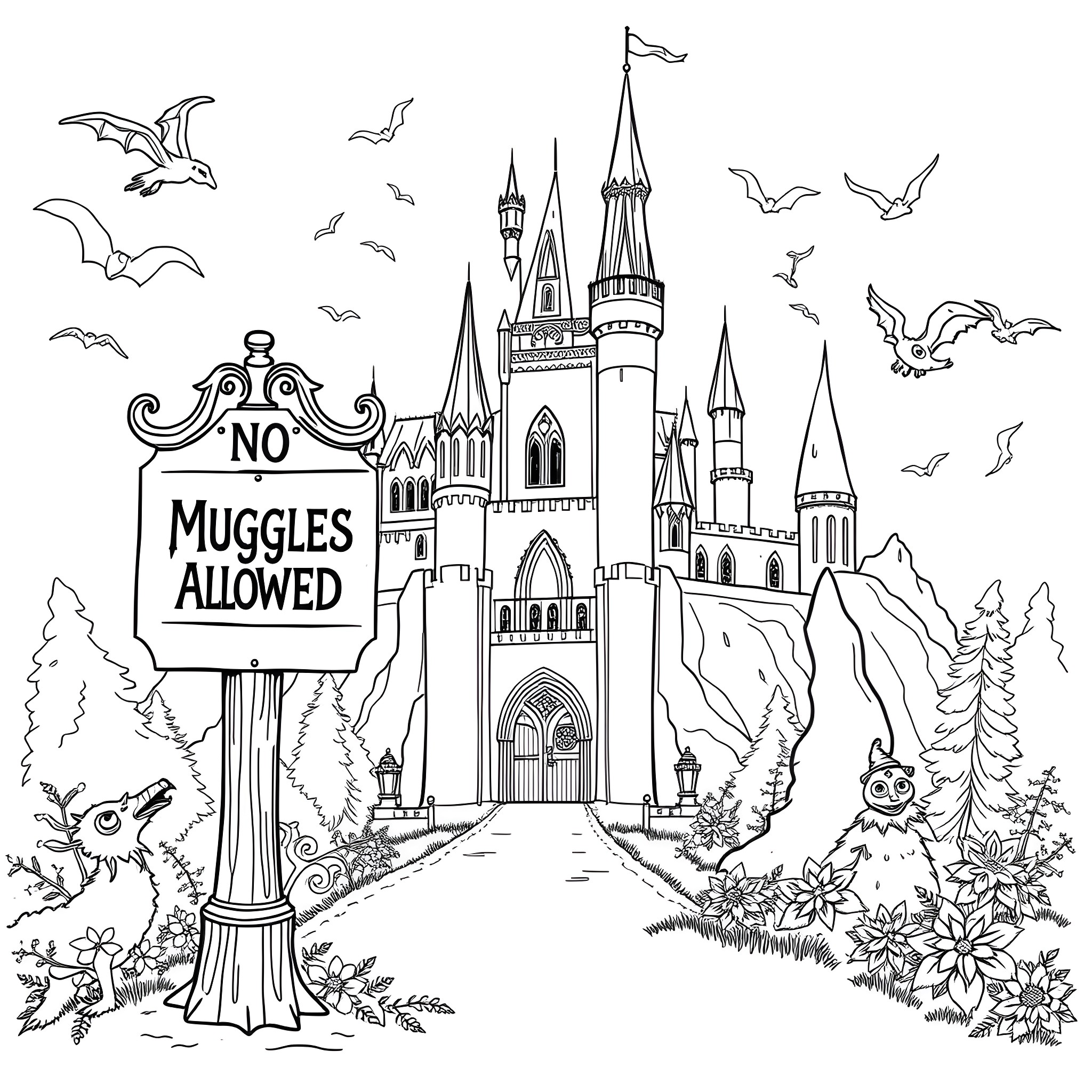 Best Harry Potter Coloring Pages (Free Printable PDF)