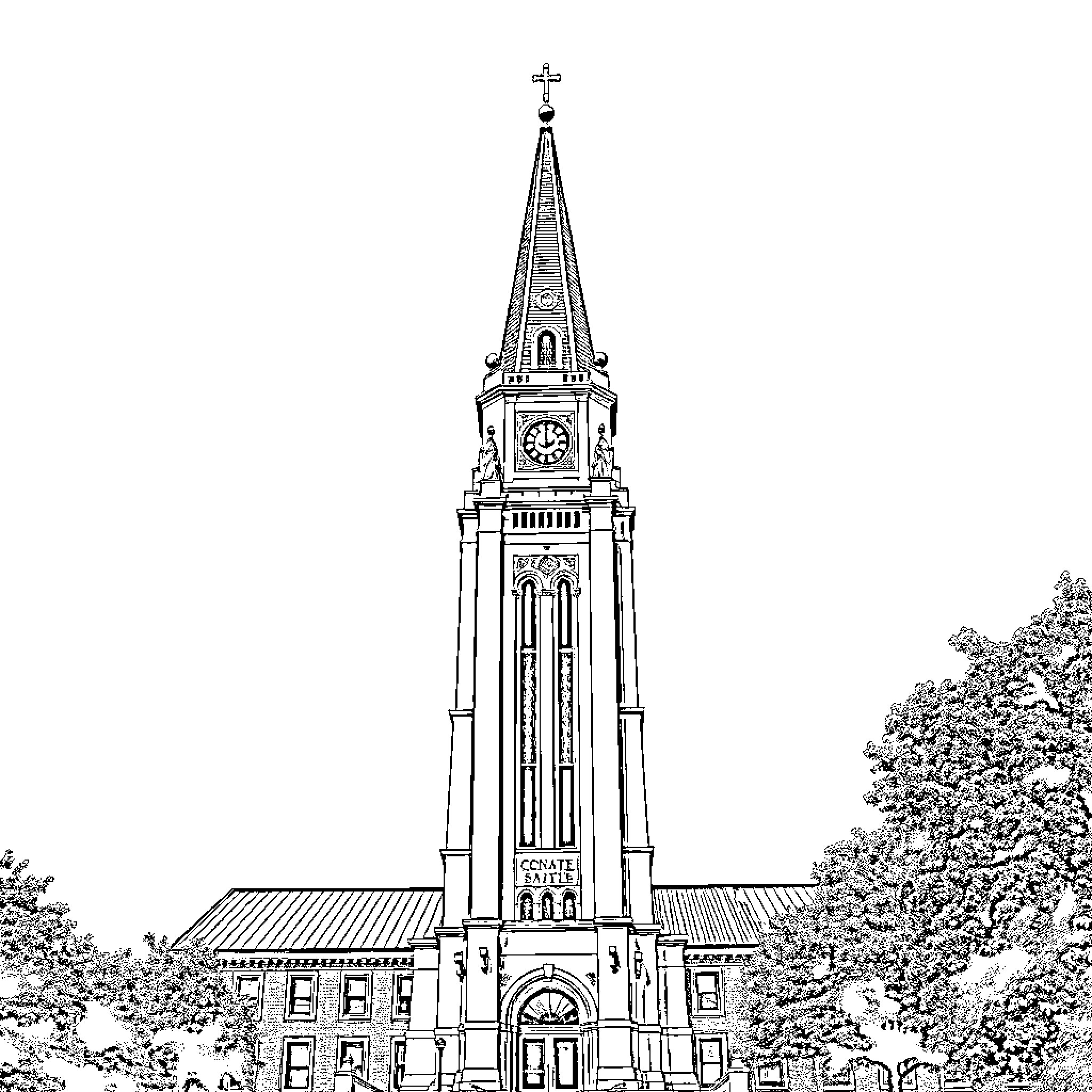 Best Bell Tower Coloring Pages (Free Printable PDF)
