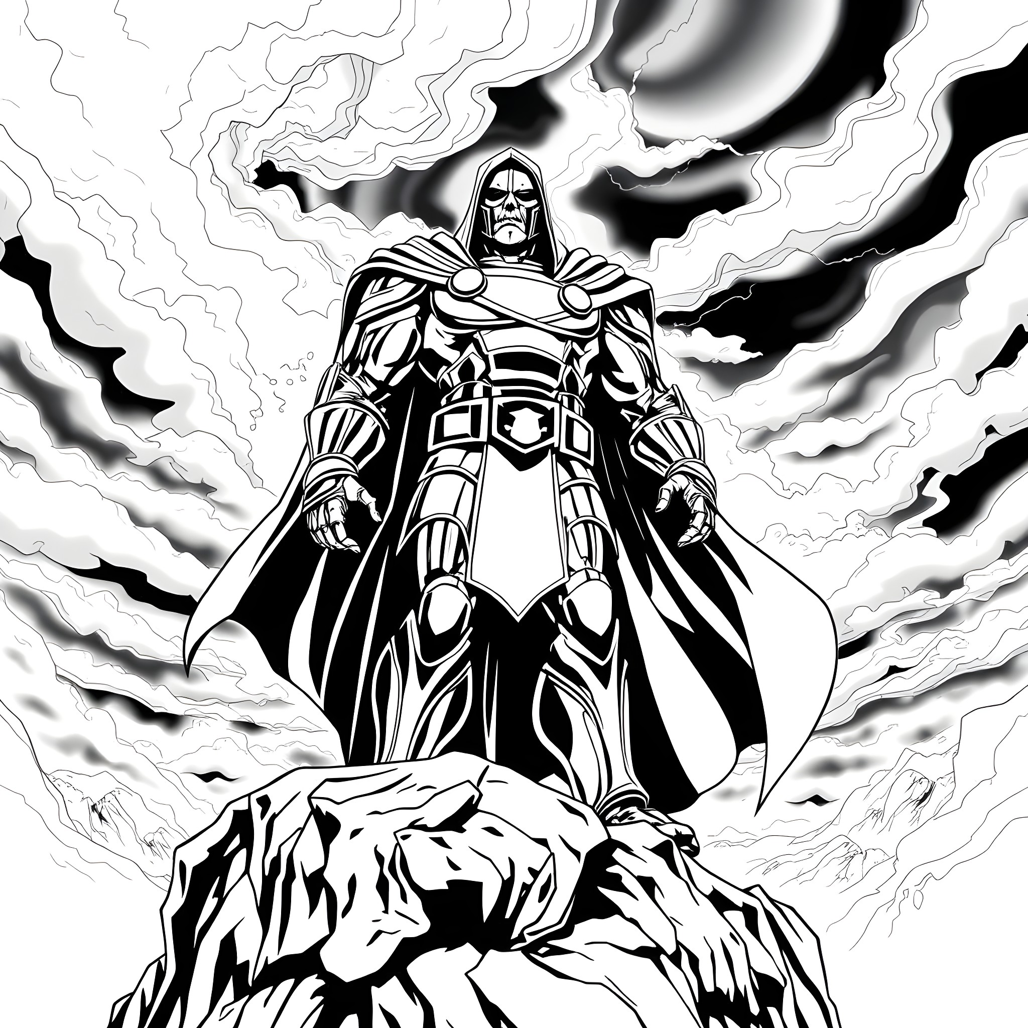 31 Best Doctor Doom Coloring Pages (Free Printable PDFs)