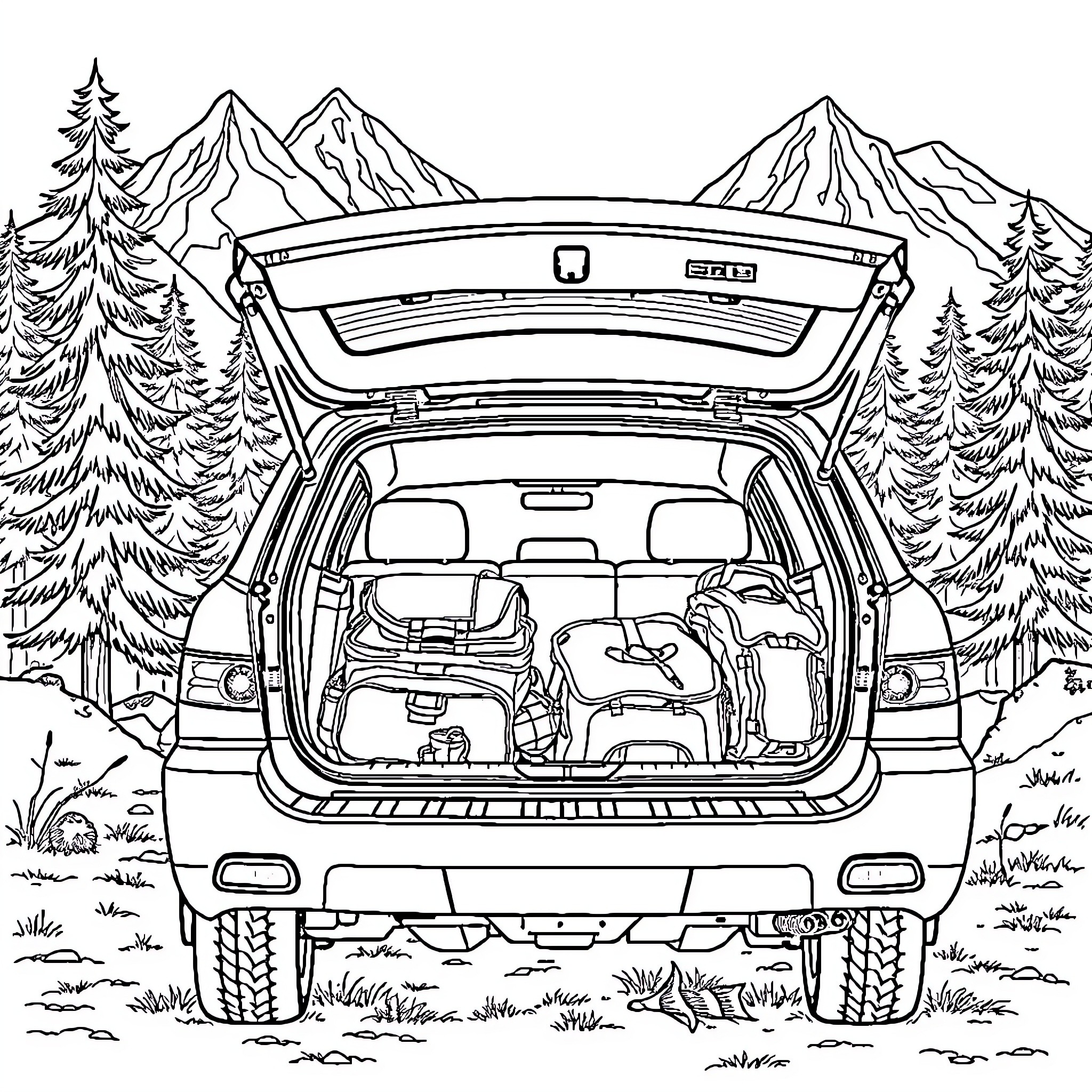 Best Subaru Outback Coloring Pages (Free Printable PDF)