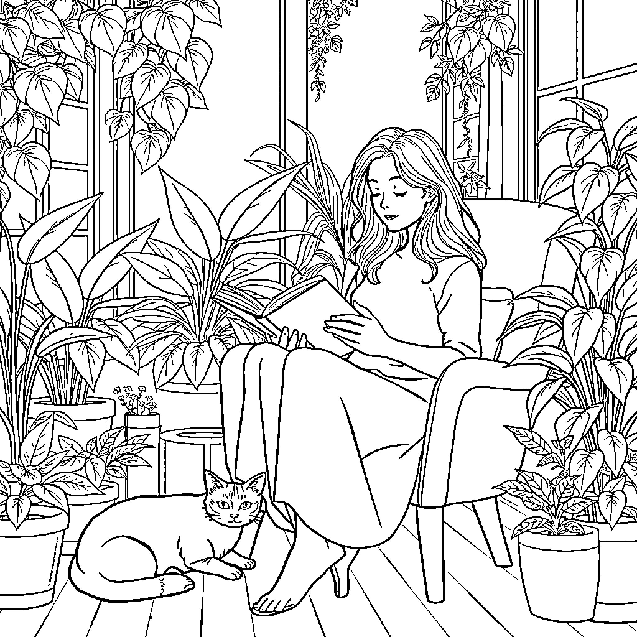 Best Lady Coloring Pages (Free Printable PDF)