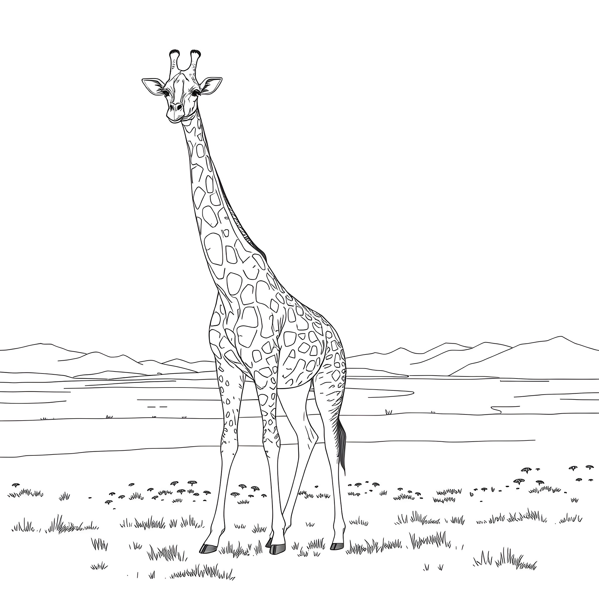 Best Giraffe Coloring Pages (Free Printable PDF)