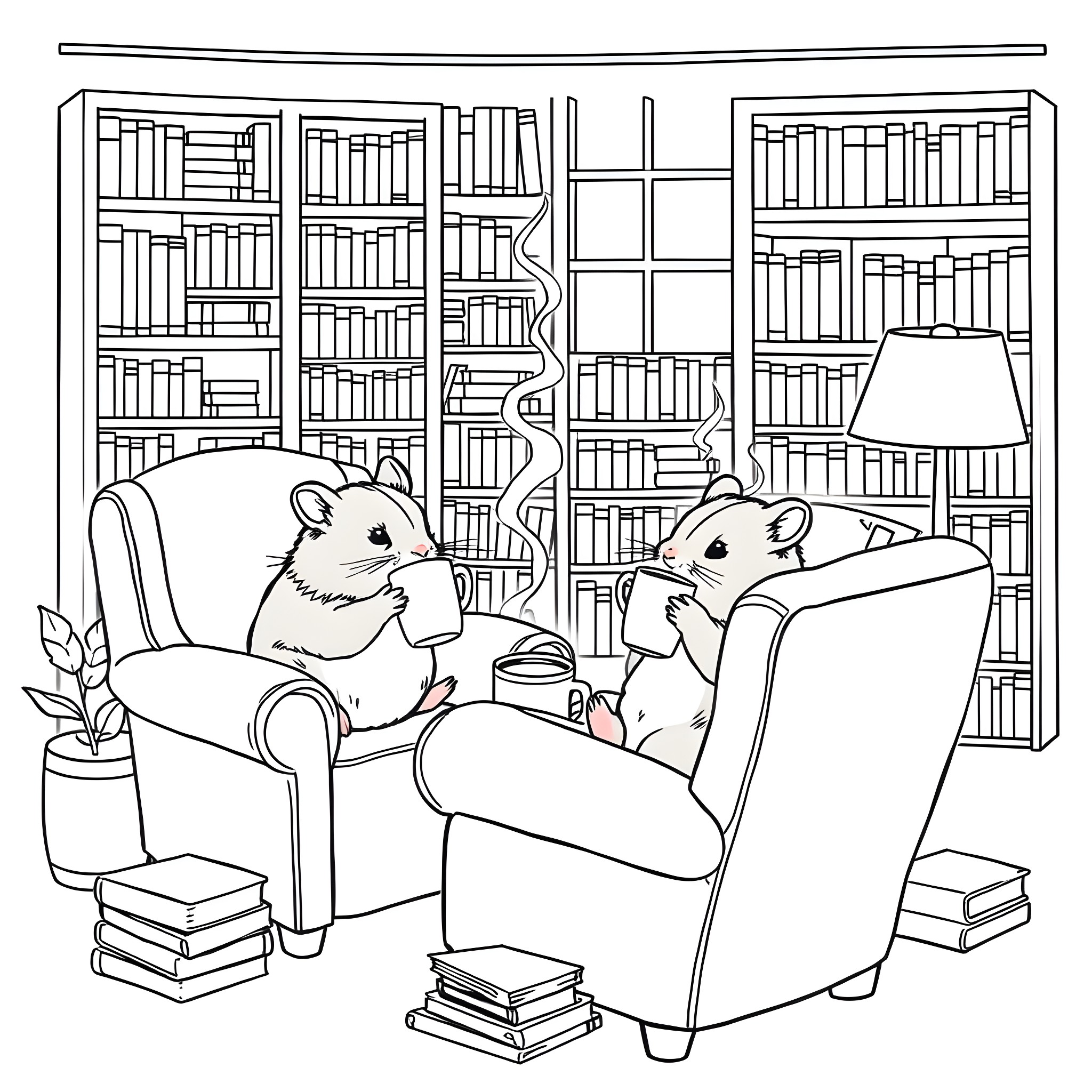 4 Best Hamster Coloring Pages (Free Printable PDFs)