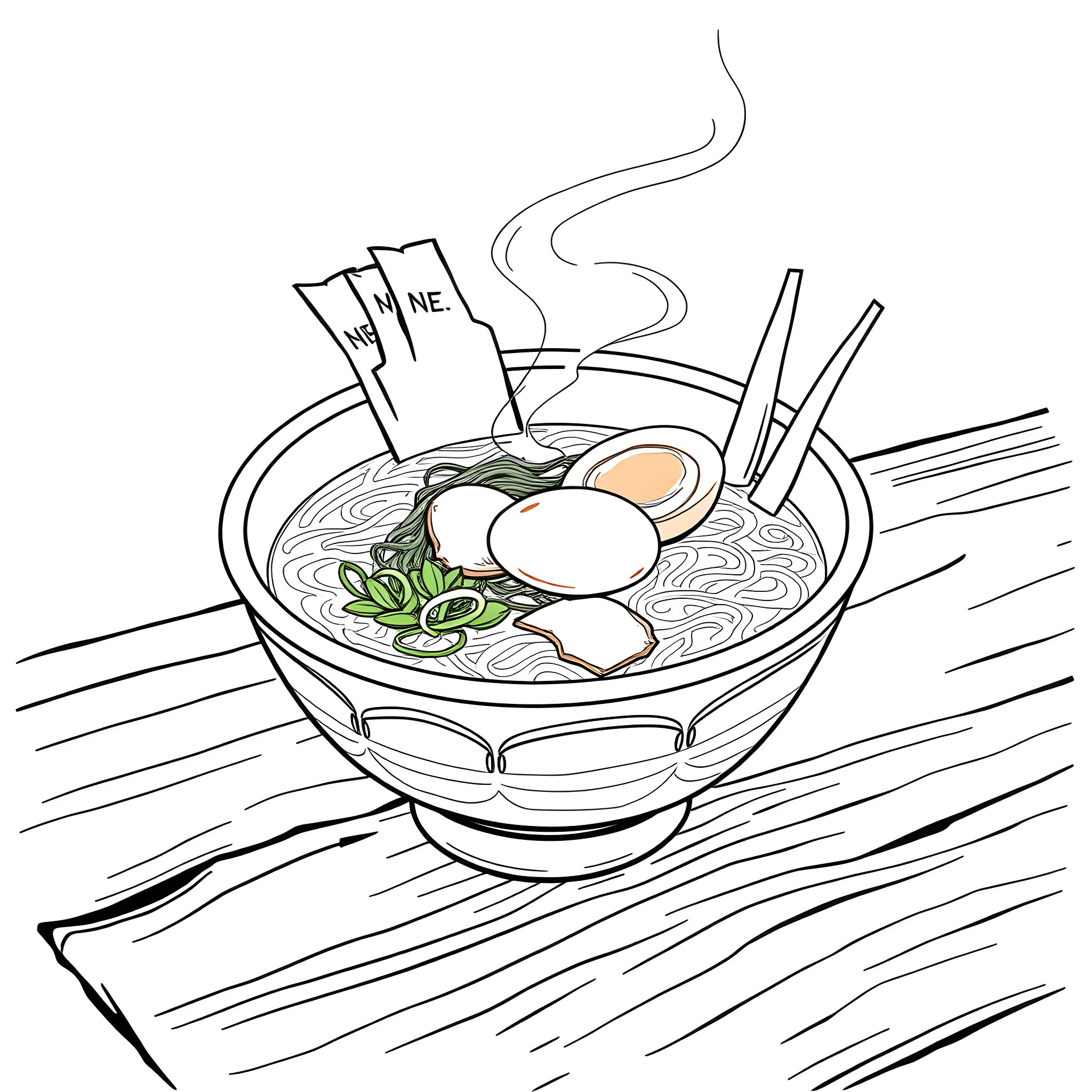 Best Ramen Coloring Pages (Free Printable PDF)