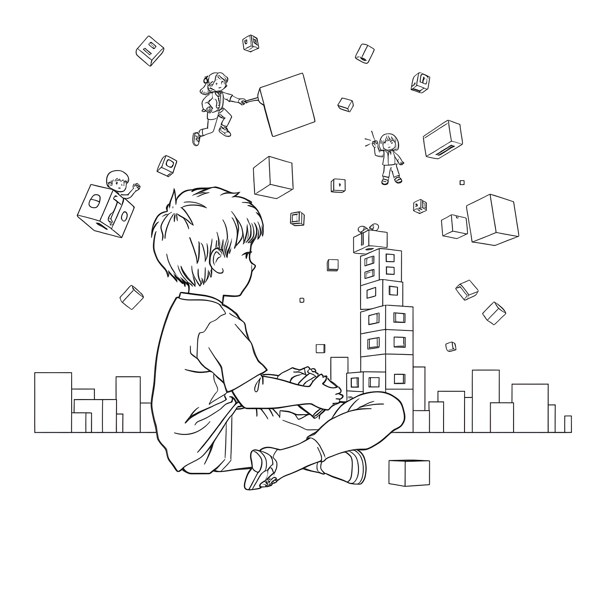 152 Best Boy Coloring Pages (Free Printable PDFs)