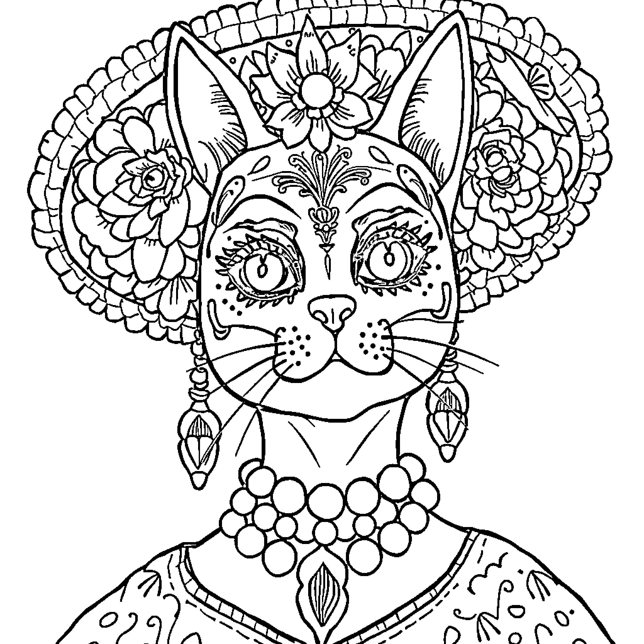 Best Catrina Coloring Pages (Free Printable PDF)