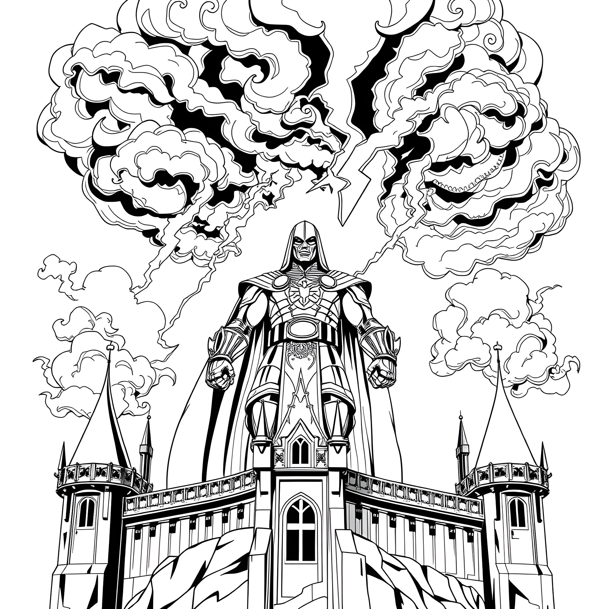 31 Best Doctor Doom Coloring Pages (Free Printable PDFs)