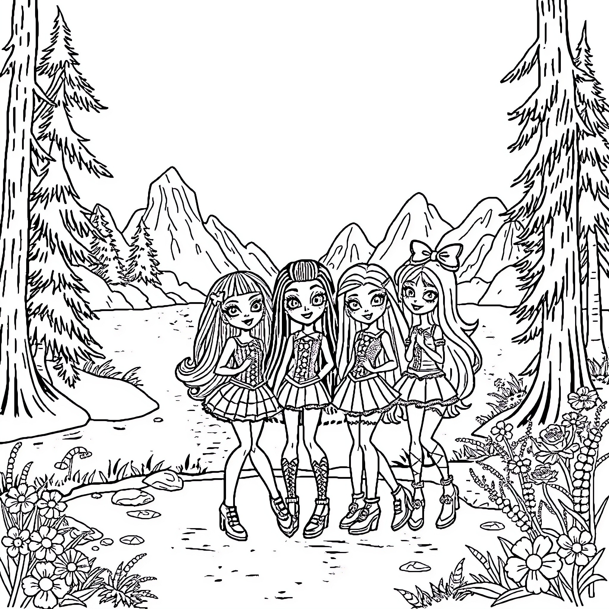 Best Monster High Coloring Pages (Free Printable PDF)