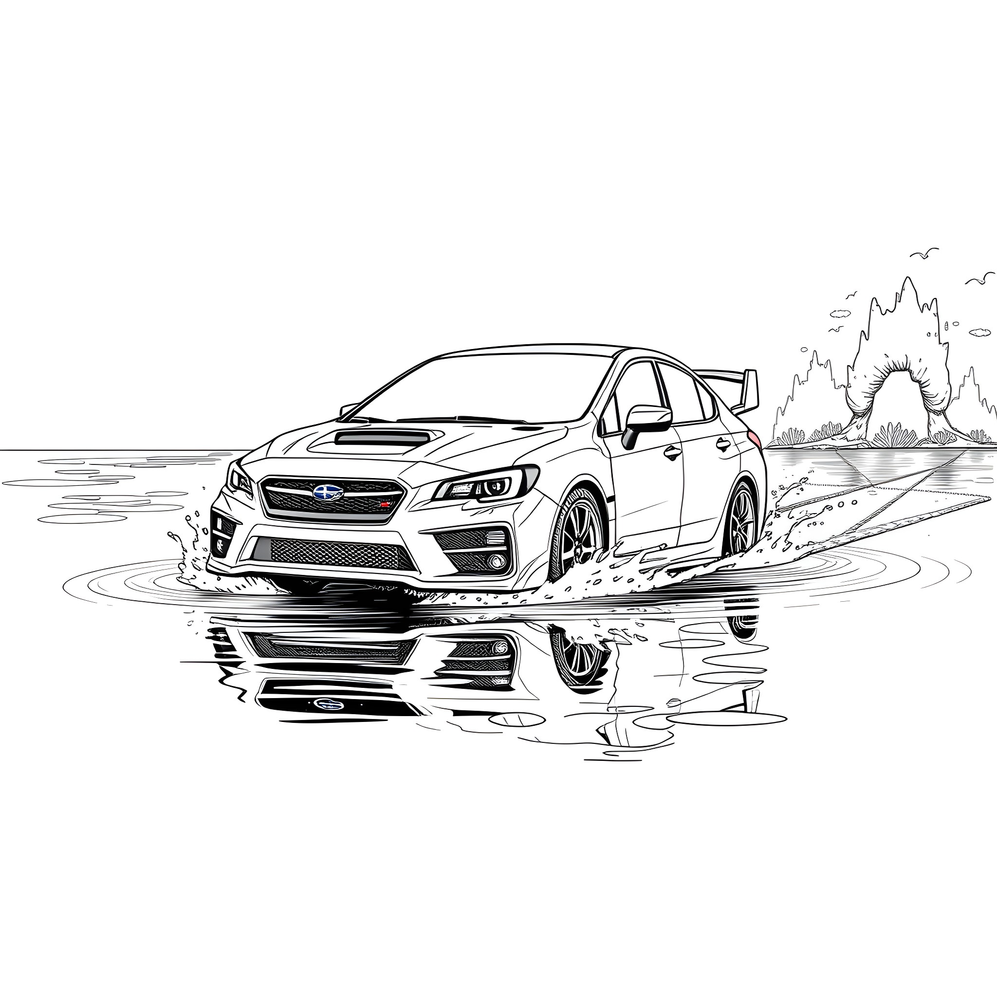 Best Subaru Coloring Pages (Free Printable PDF)