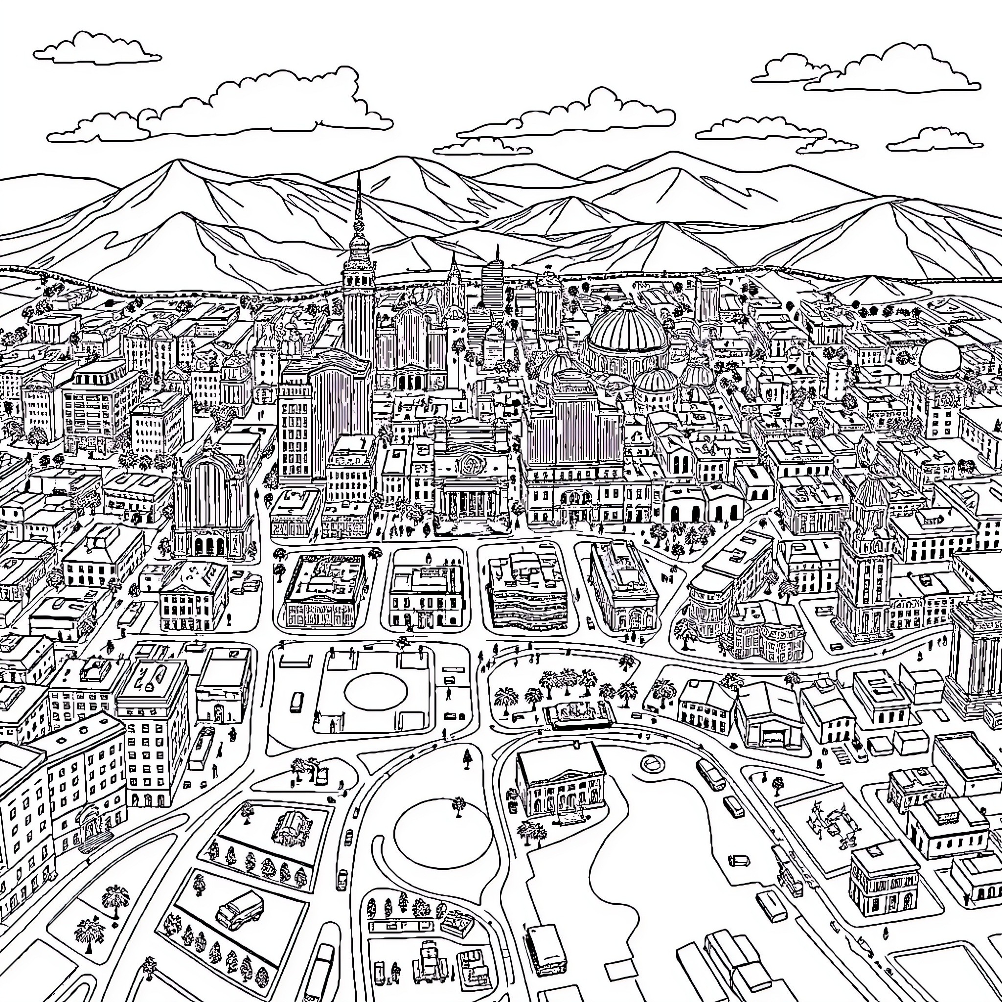 Best Map Coloring Pages (Free Printable PDF)