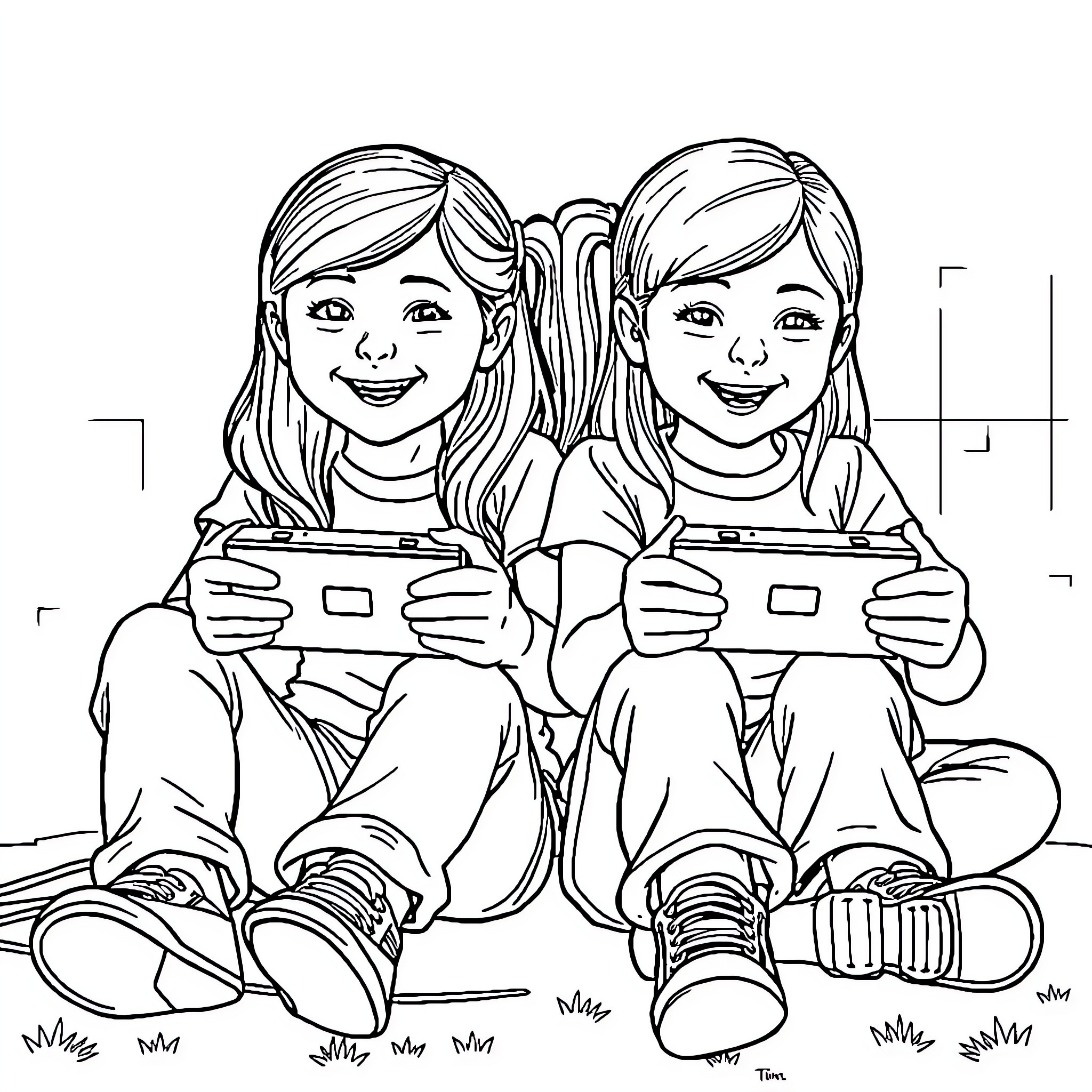 Best Sister Coloring Pages (Free Printable PDF)