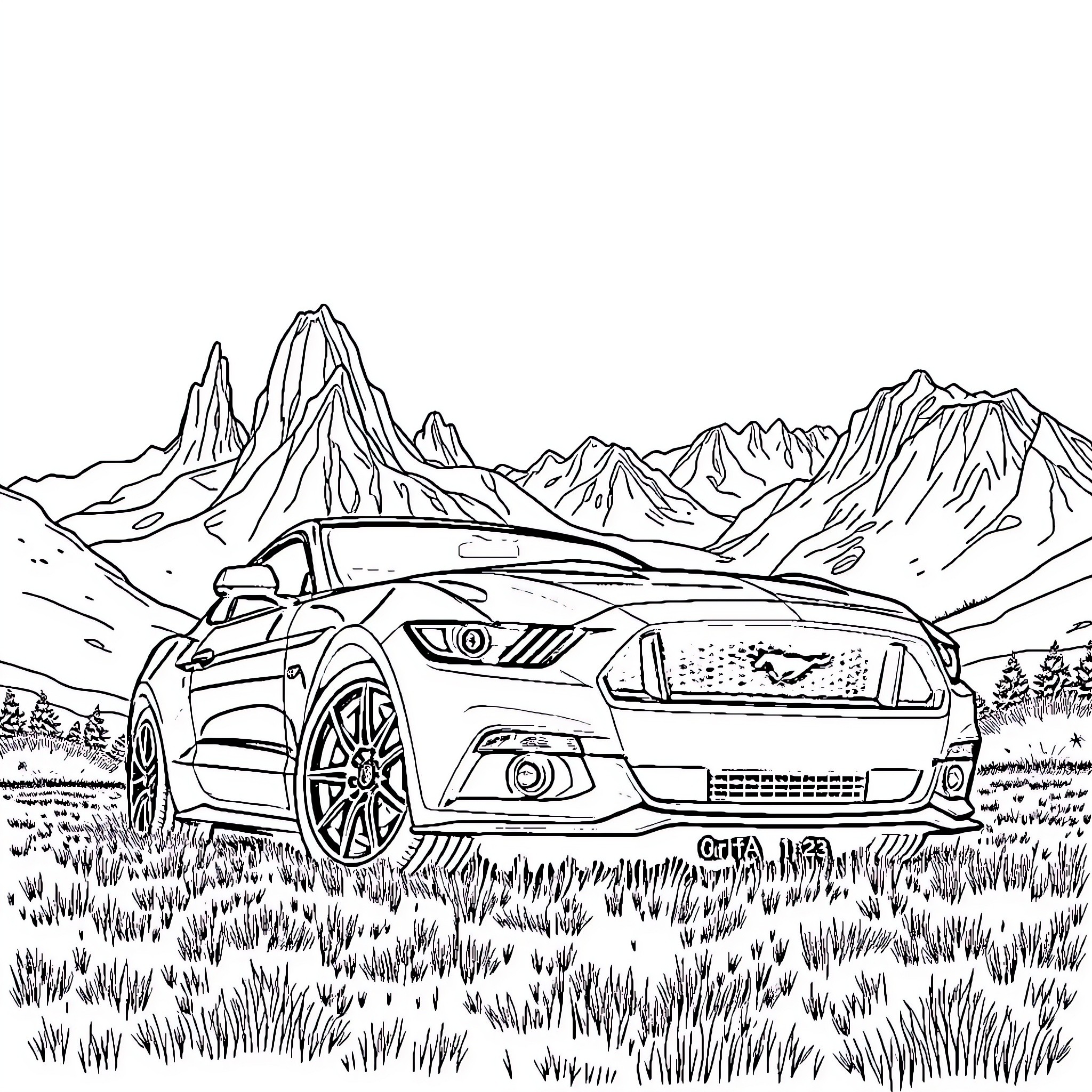 84 Best Mustang Coloring Pages (Free Printable PDFs)