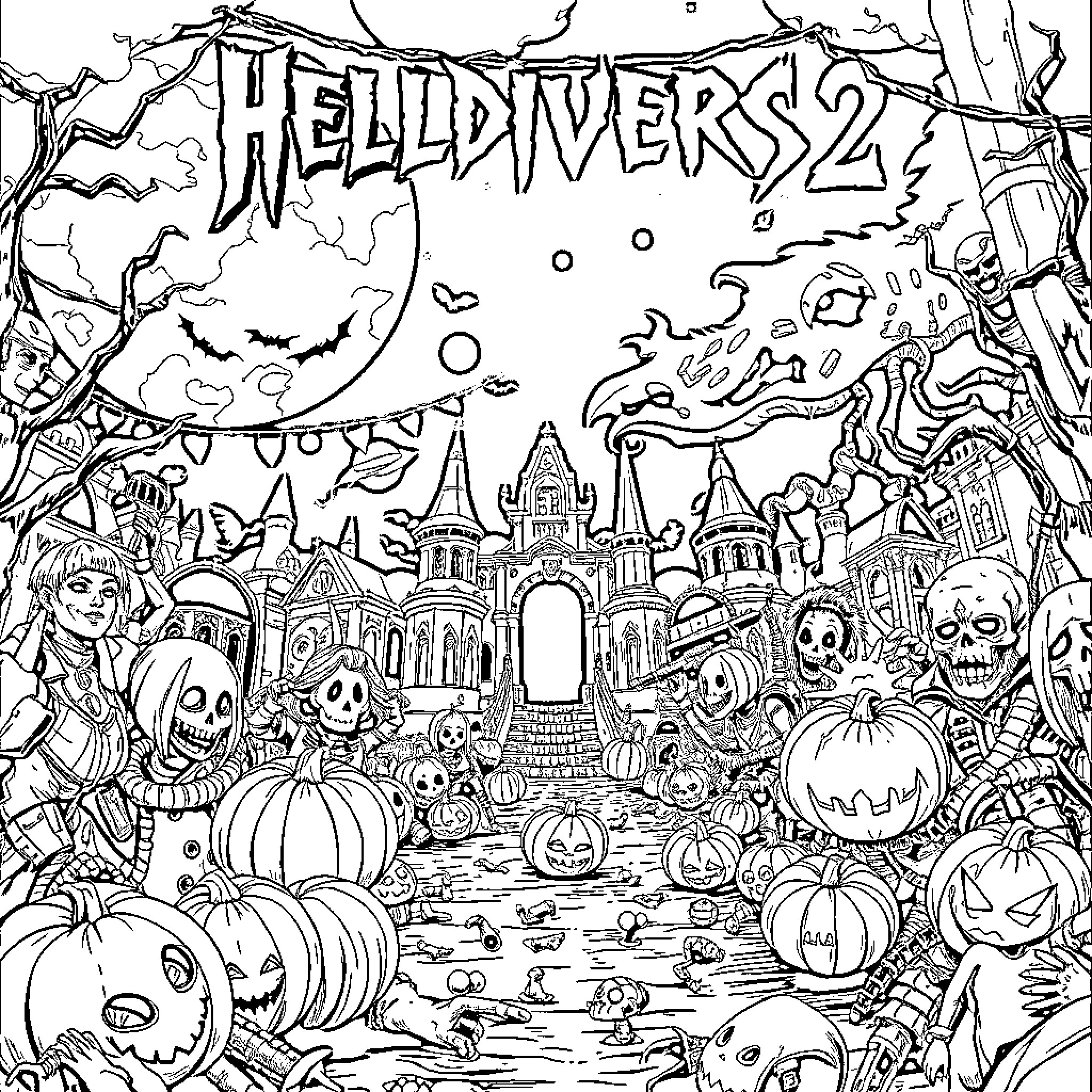 Best Helldivers Coloring Pages (Free Printable PDF)